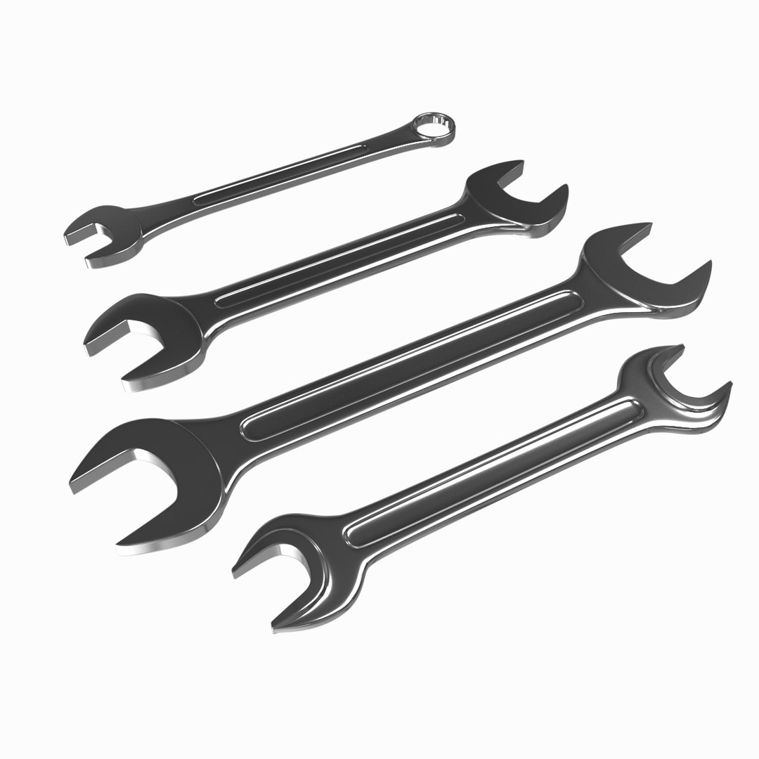 Wrenches 3D model - TurboSquid 1263126