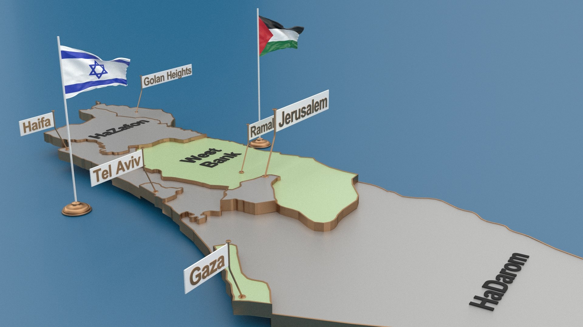Israel Animation 3D Model - TurboSquid 1411222
