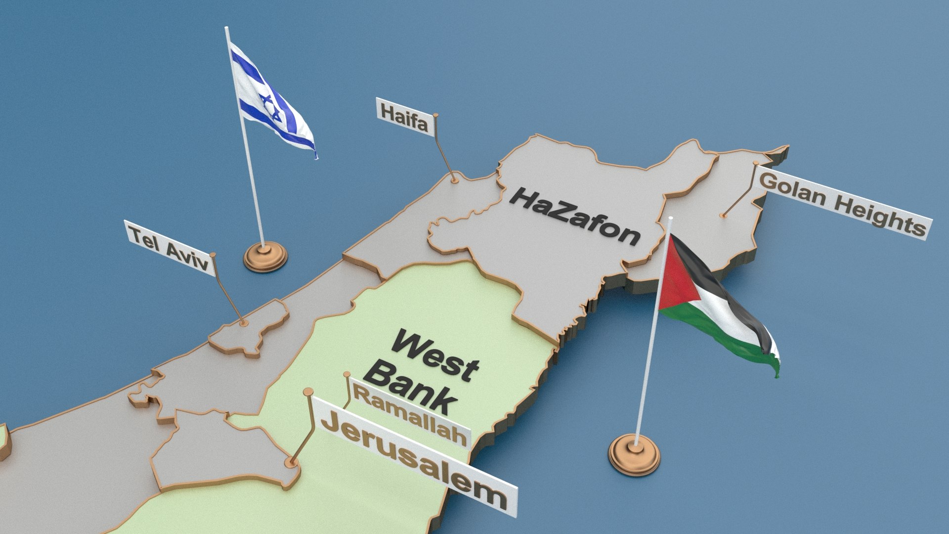 Israel Animation 3D Model - TurboSquid 1411222