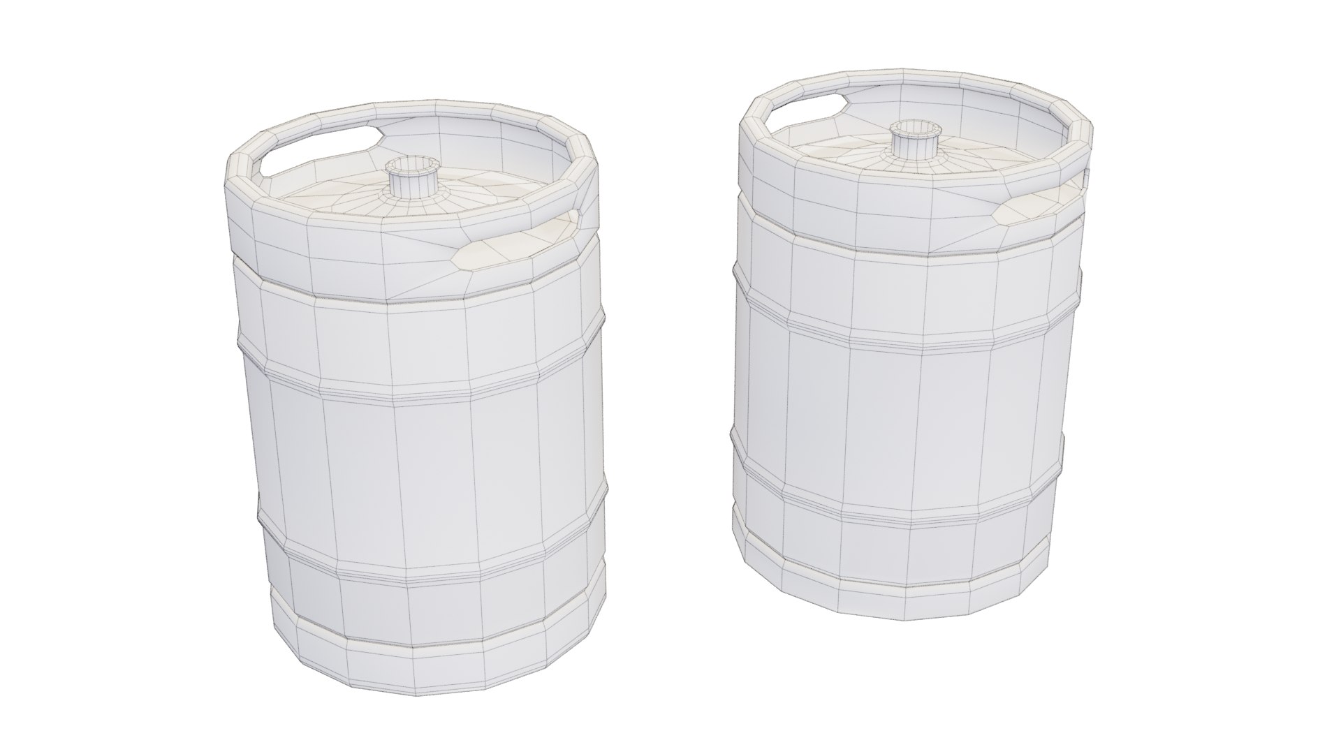 Beer Drum 60L Collection 3D Model - TurboSquid 2355920