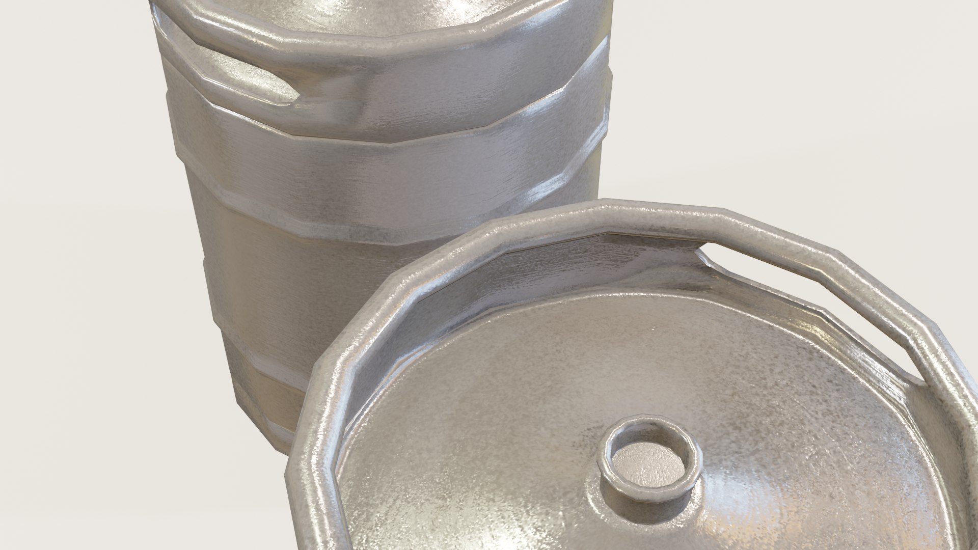 Beer Drum 60L Collection 3D Model - TurboSquid 2355920