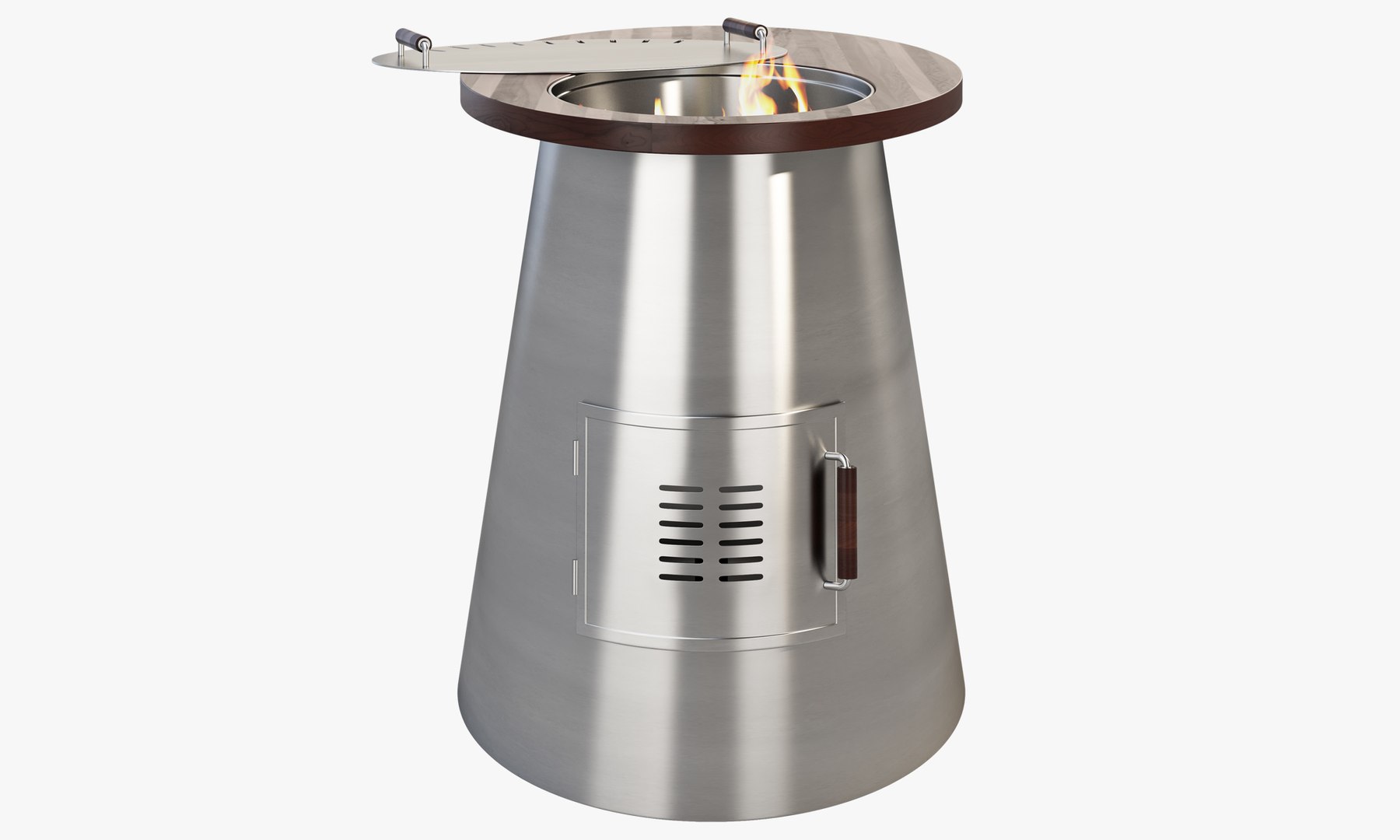 Beltempo Cask Barbecue Oven 3D Model - TurboSquid 1967148