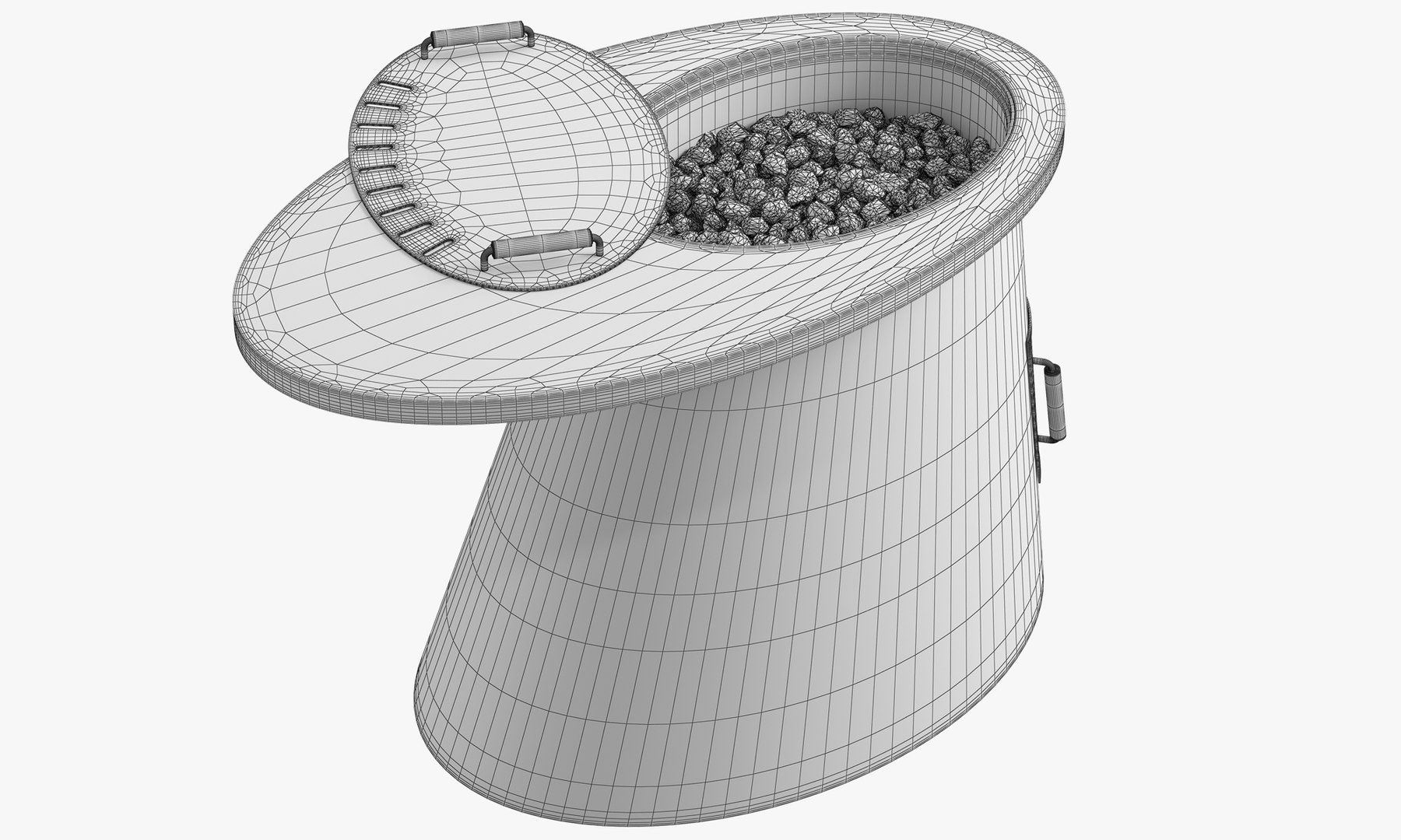 Beltempo Cask Barbecue Oven 3D Model - TurboSquid 1967148