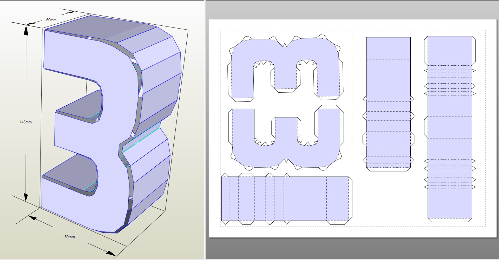 3D Numbers Paper - TurboSquid 1579606