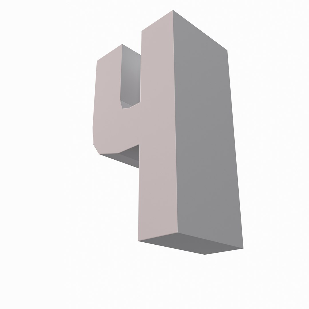 3D Numbers Paper - TurboSquid 1579606