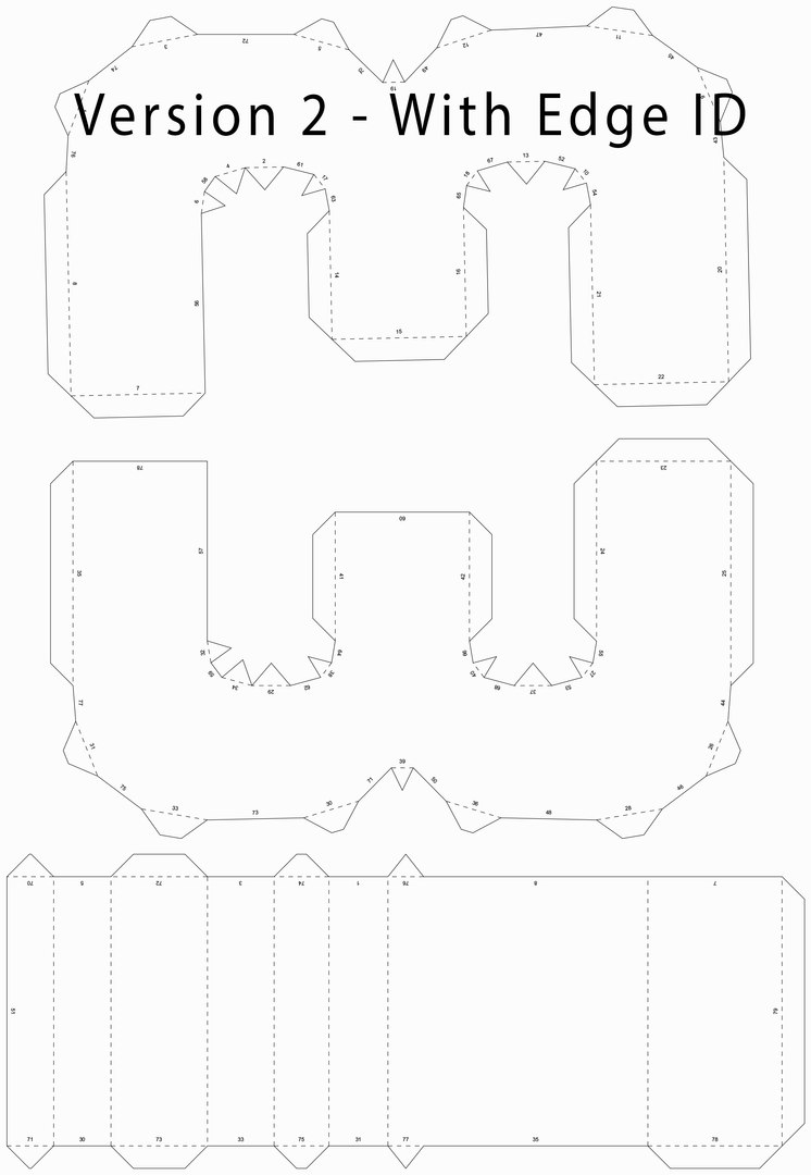 3D Numbers Paper - TurboSquid 1579606