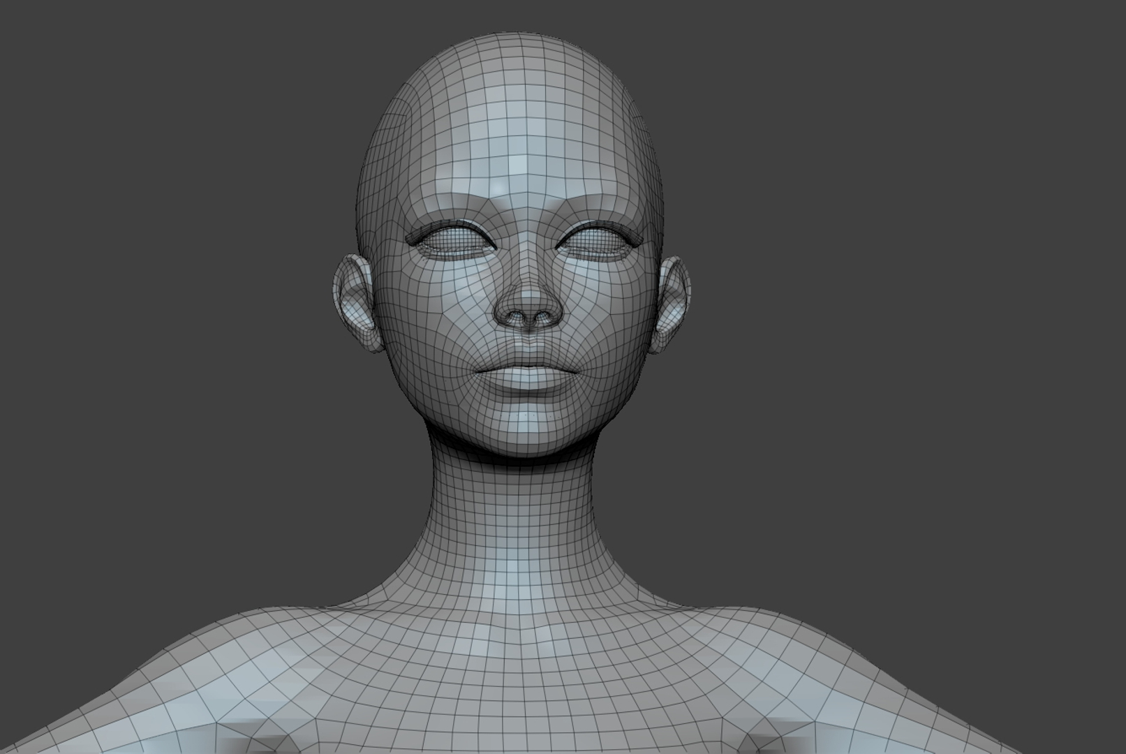 Female body base 3D model - TurboSquid 1295184