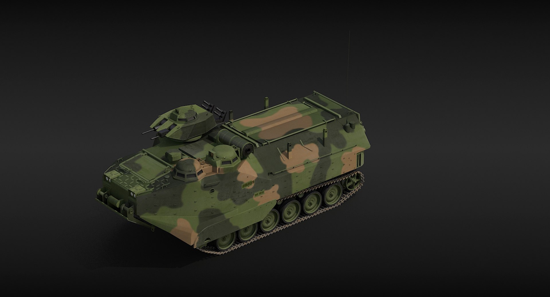 Aav-p7 A1 Camo 3d Model