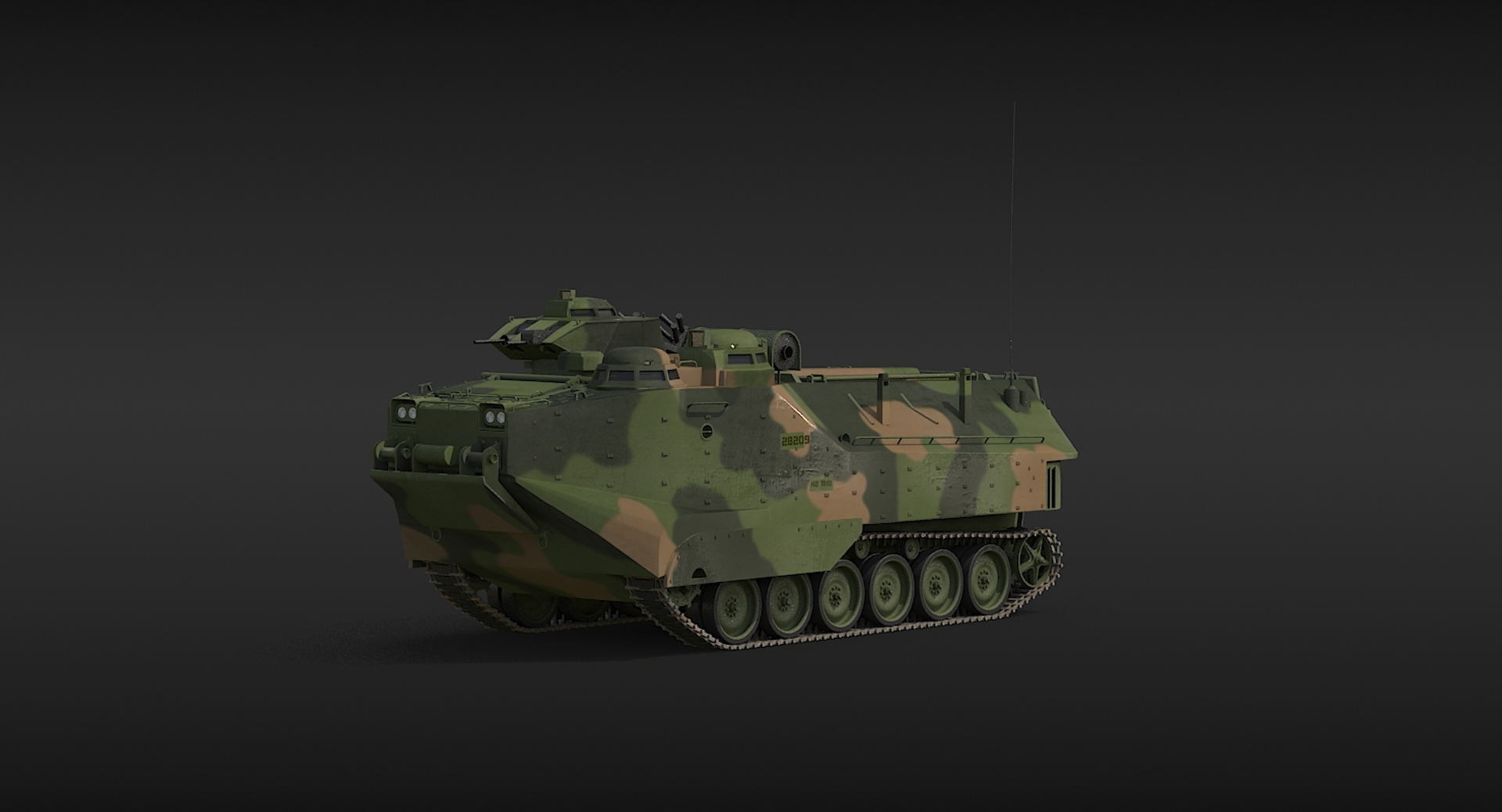 Aav-p7 A1 Camo 3d Model