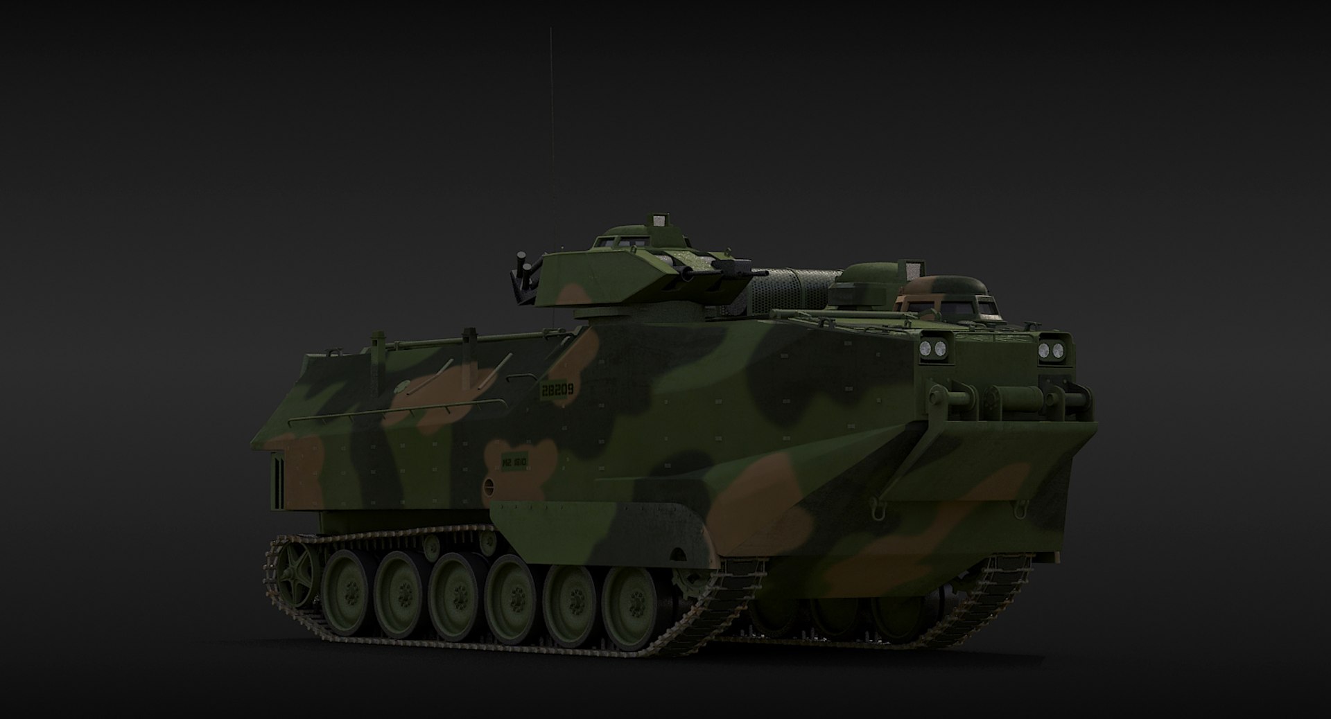 Aav-p7 A1 Camo 3d Model