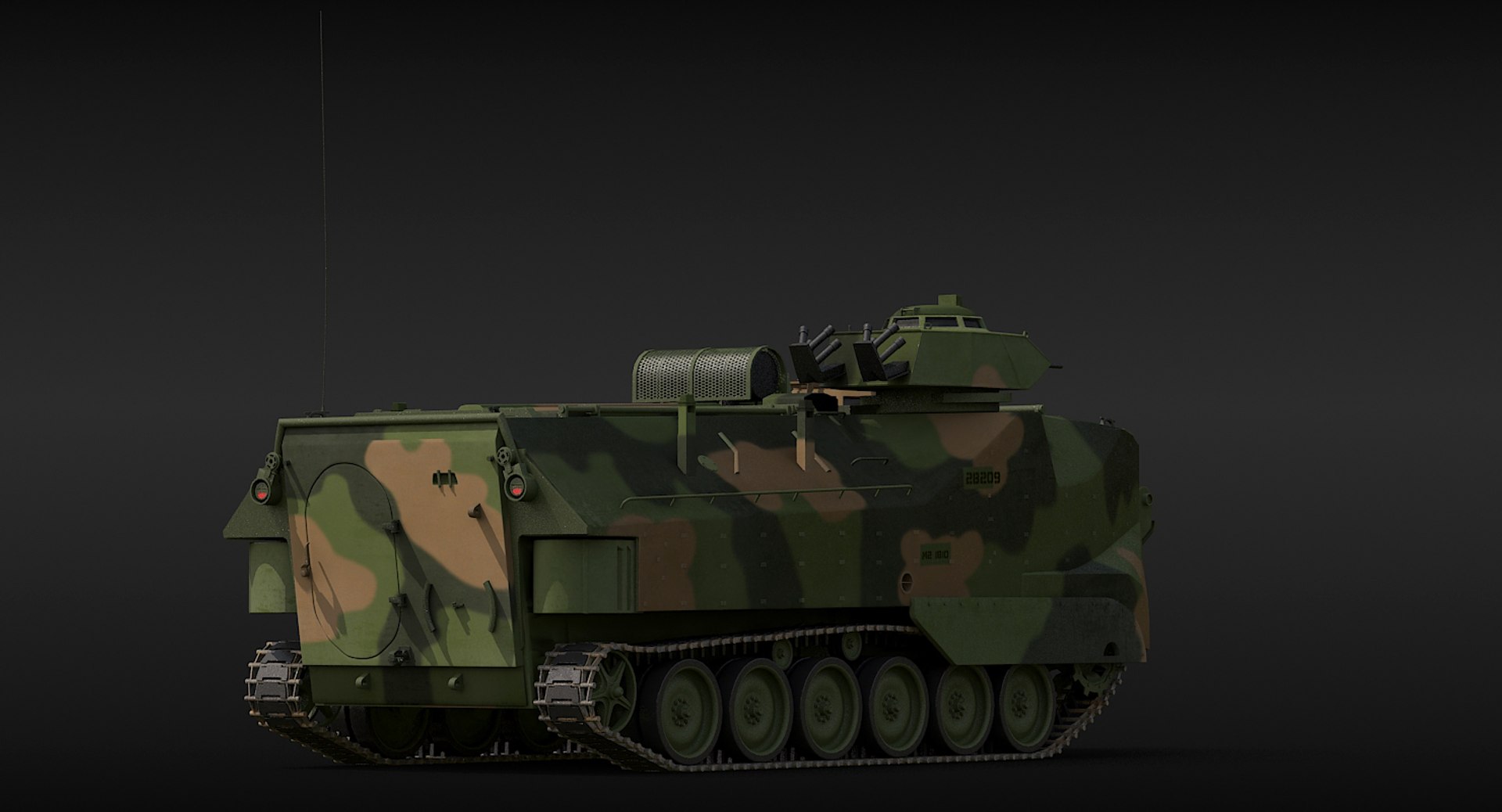 Aav-p7 A1 Camo 3d Model