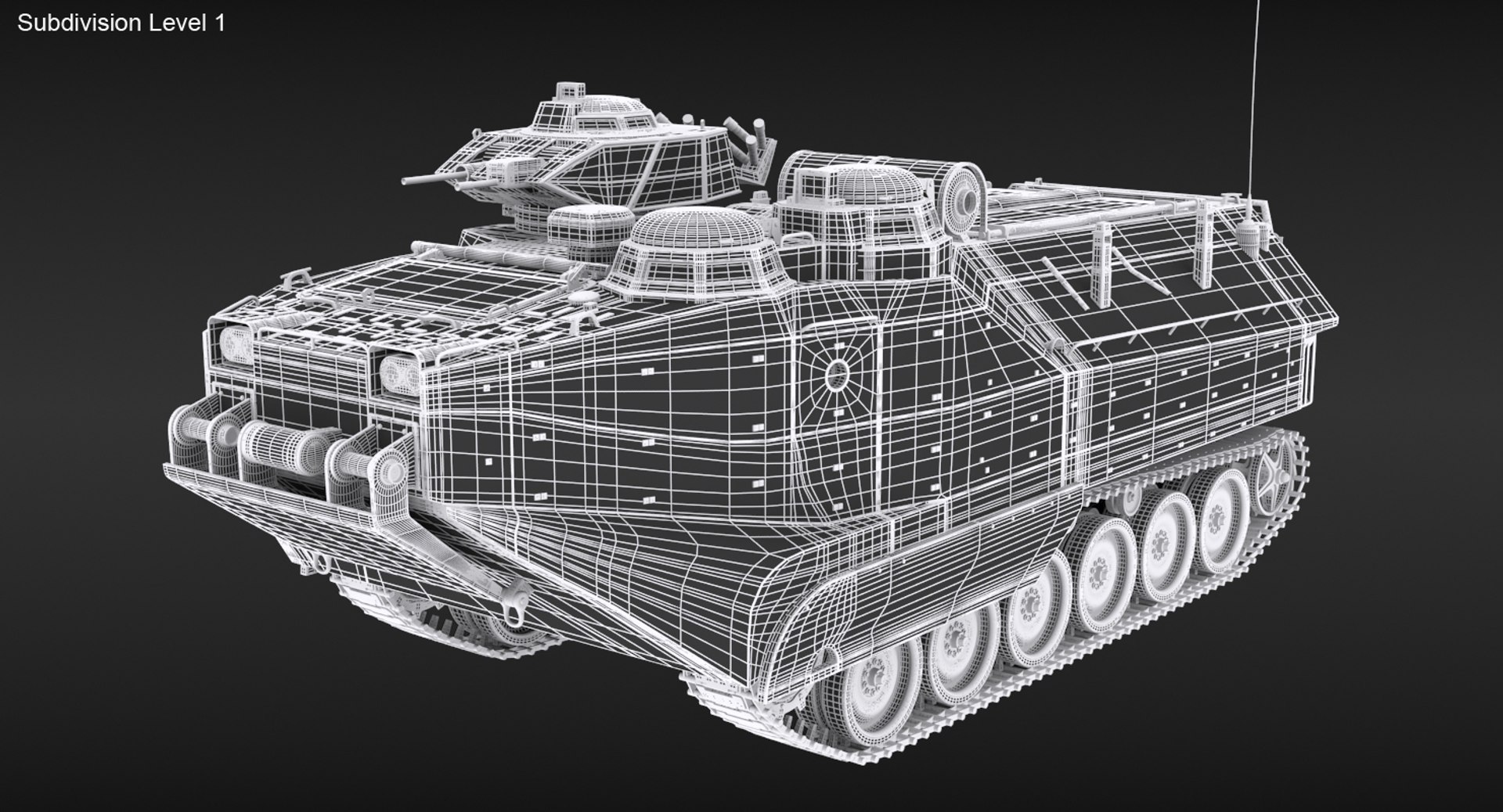 Aav-p7 A1 Camo 3d Model