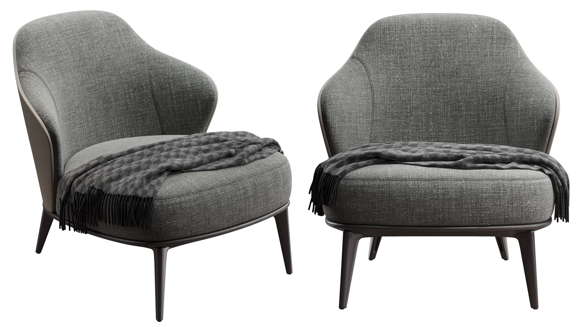 LESLIE Chair From The Brand MINOTTI 3D Model - TurboSquid 1778489
