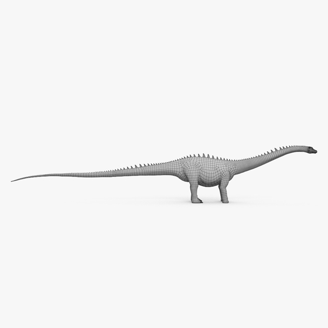 3D Diplodocus HD - TurboSquid 1786636