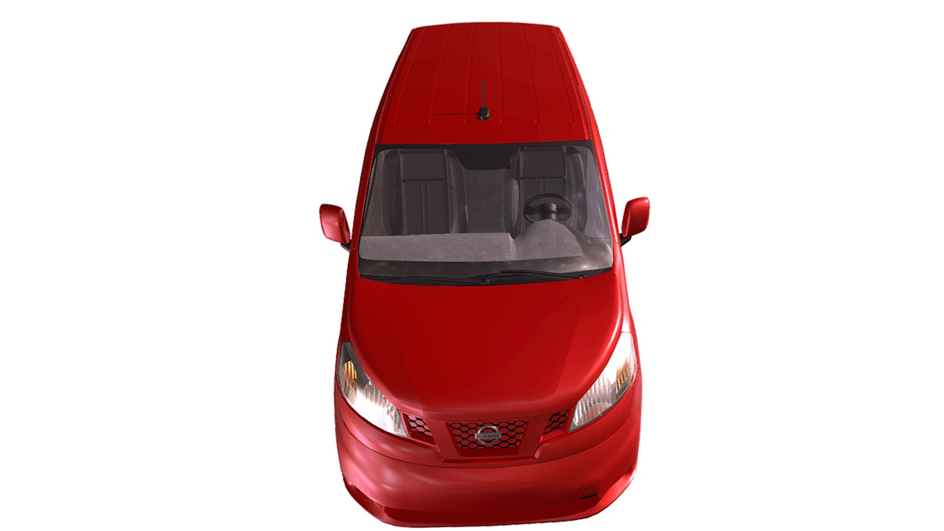 3D Red Van - Nisan NV200 - TurboSquid 2149345