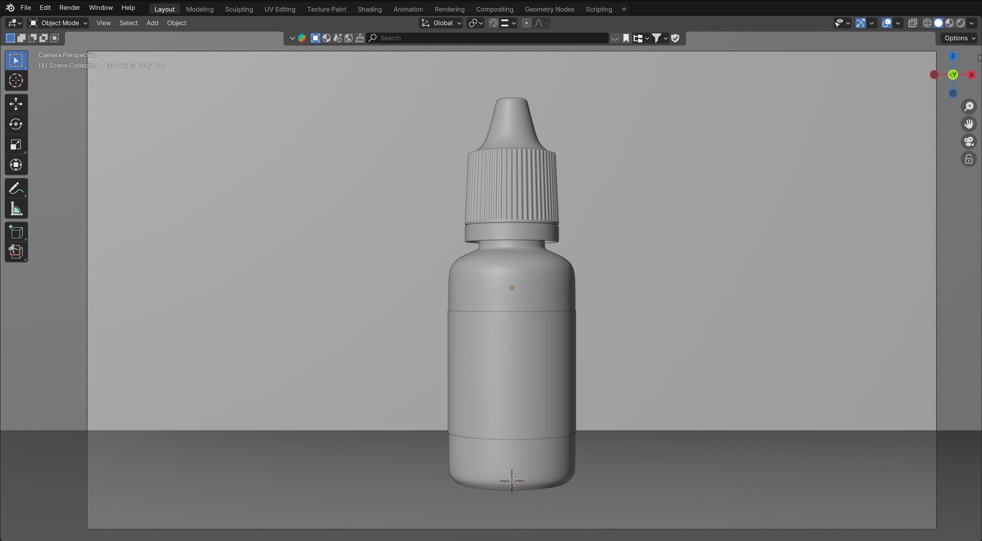 Eye Drops Bottle 15ml 3D Model - TurboSquid 2350309