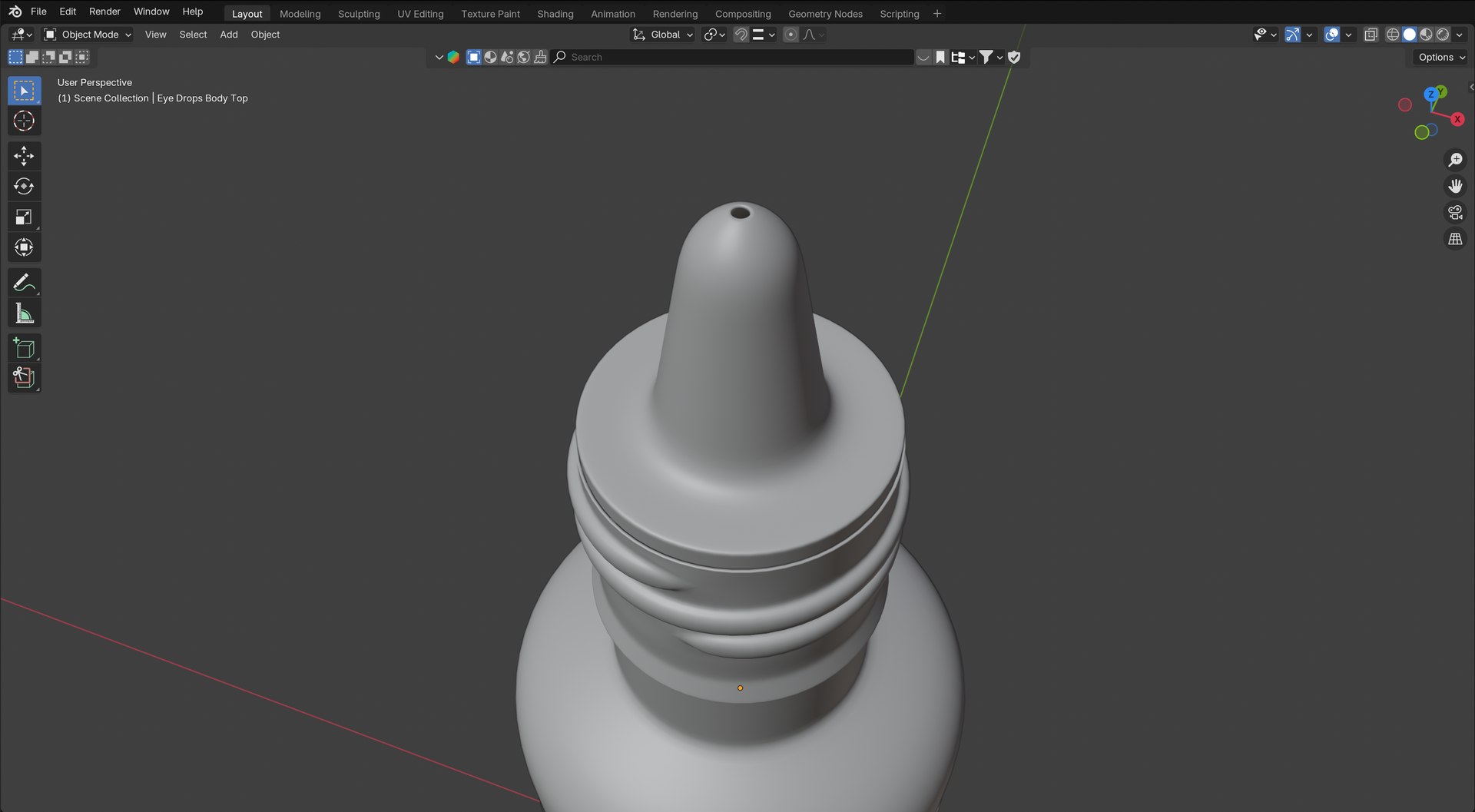 Eye Drops Bottle 15ml 3D Model - TurboSquid 2350309