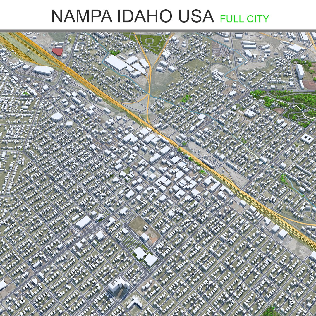 Nampa Idaho USA 3D - TurboSquid 2042518