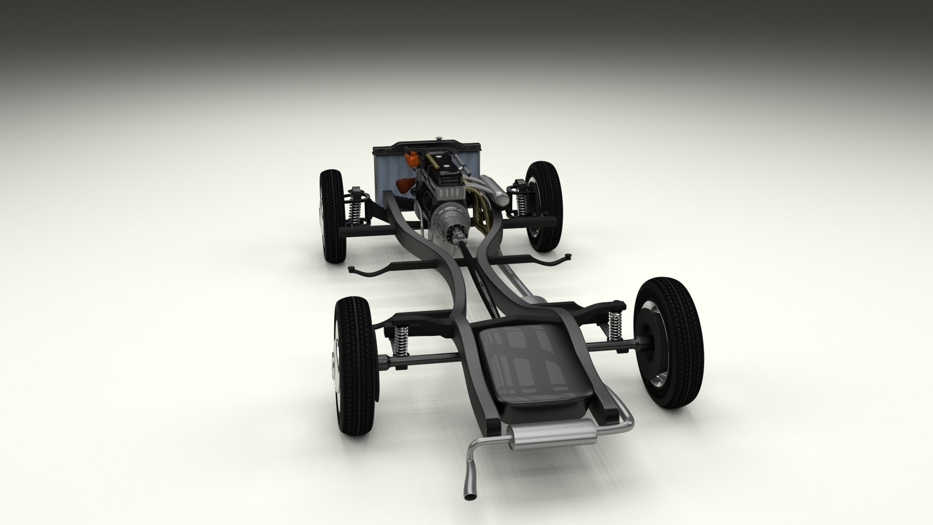 Mercedes 190sl Chassis Obj