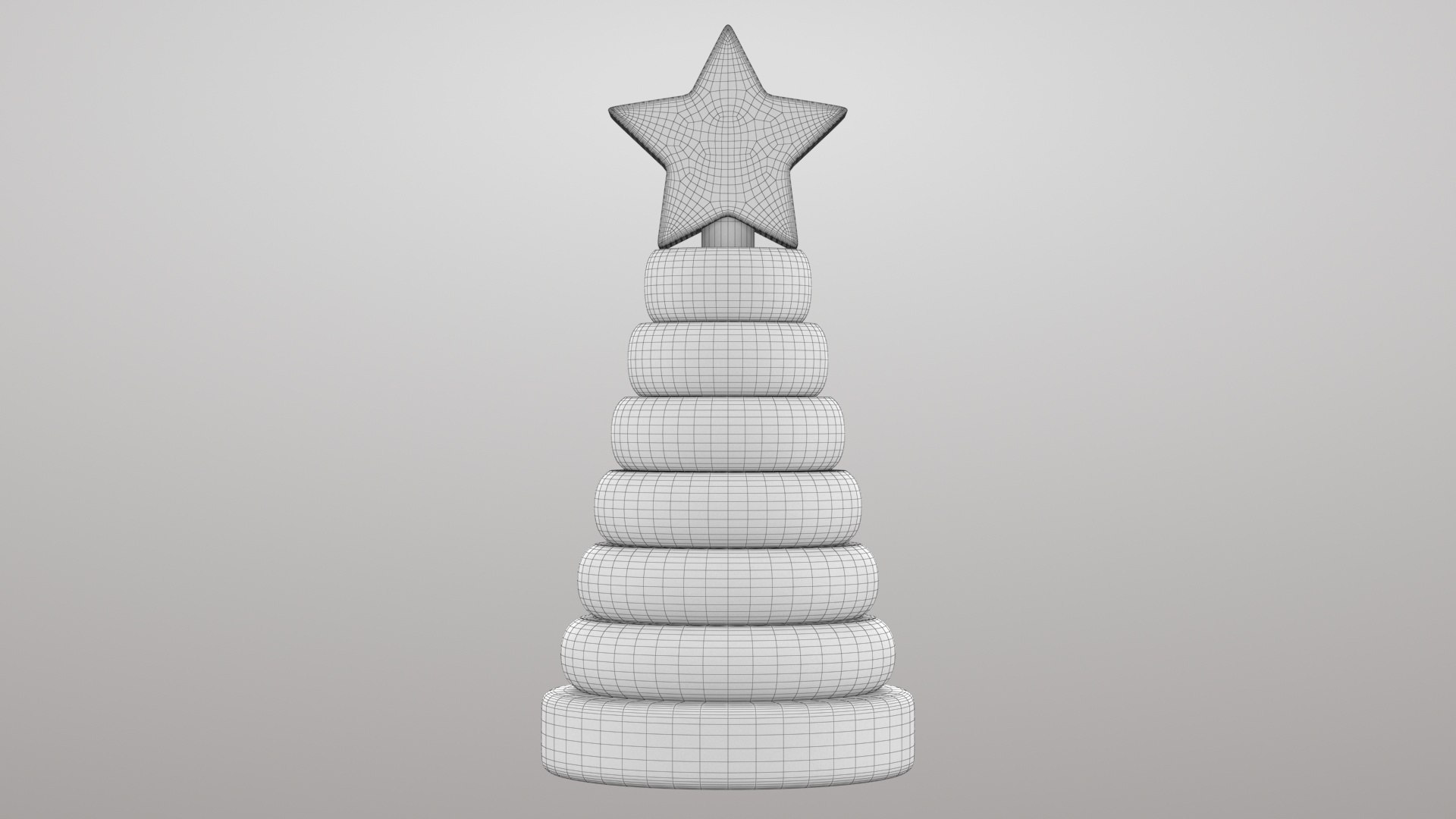 Toy Pyramid Star PBR 3D - TurboSquid 2135777