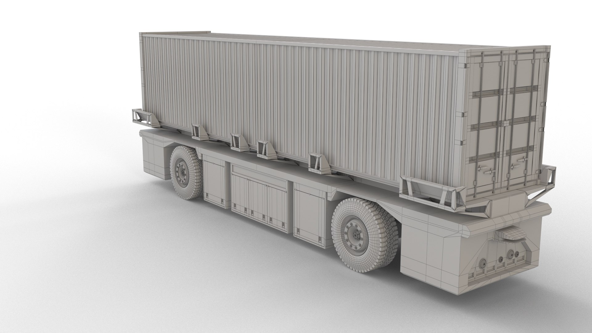 3D AGV container transport 01 model - TurboSquid 1873242