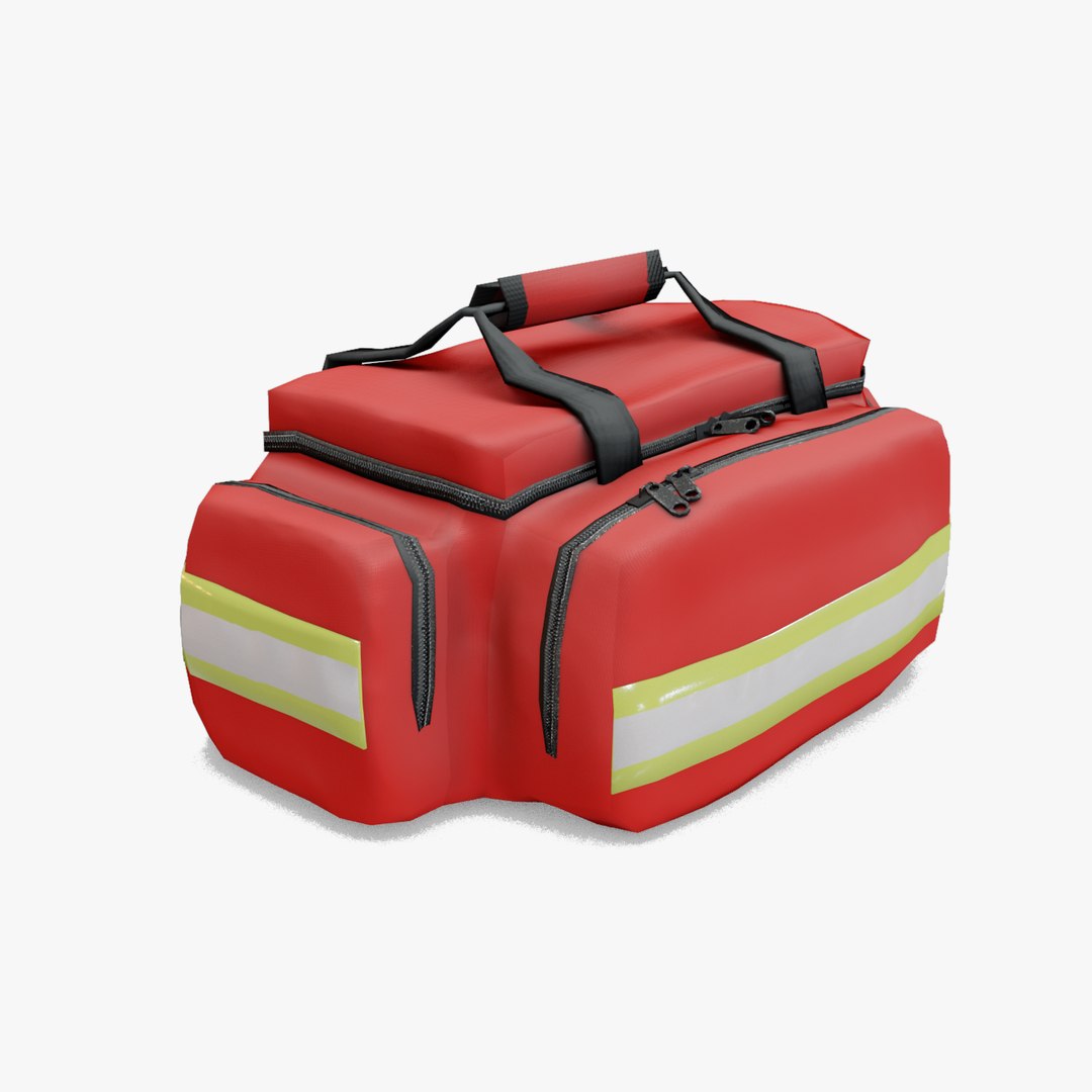 3D paramedical bag model - TurboSquid 1515931