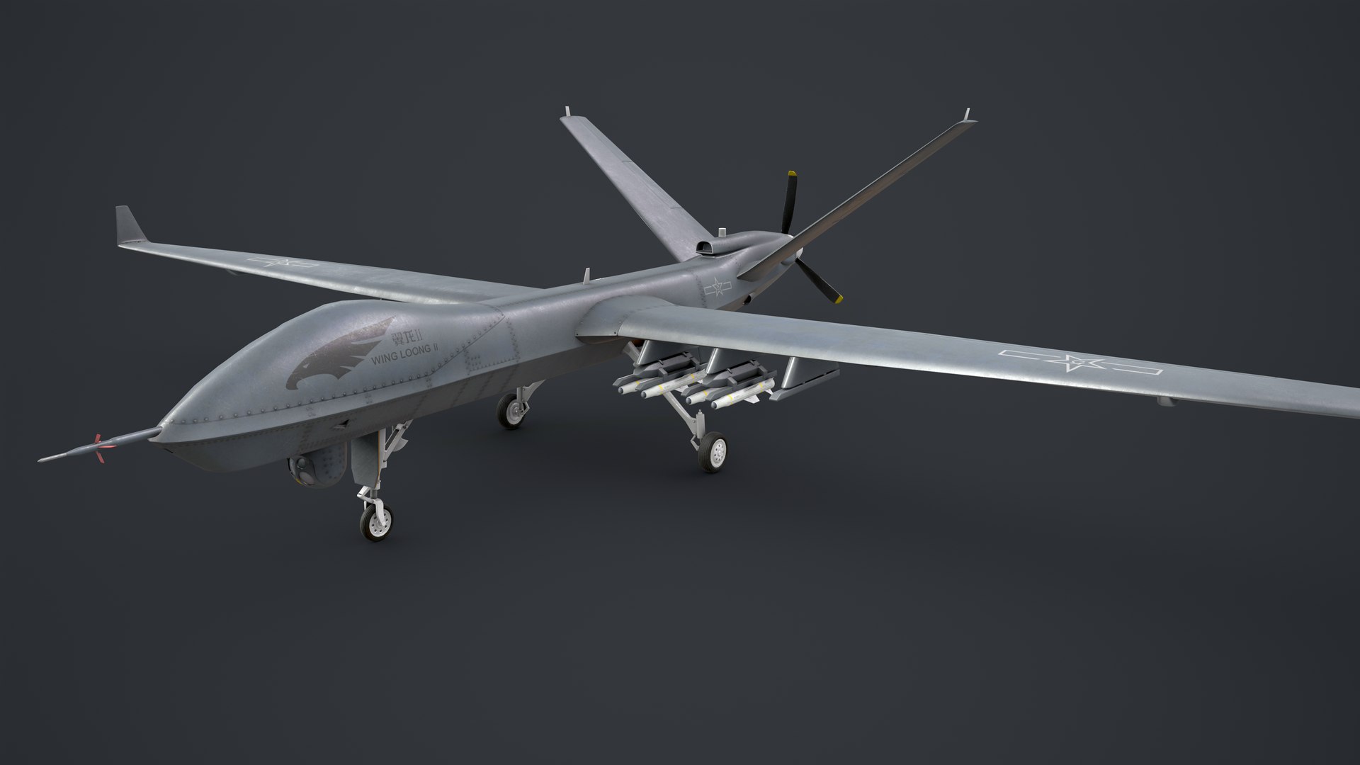 modelo 3d UAV WingLoong II - TurboSquid 2185941