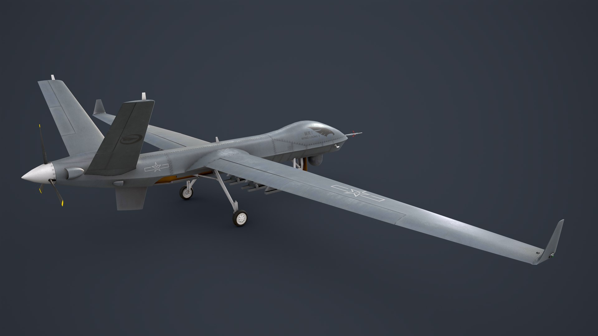WingLoong II UAV Model - TurboSquid 2185941