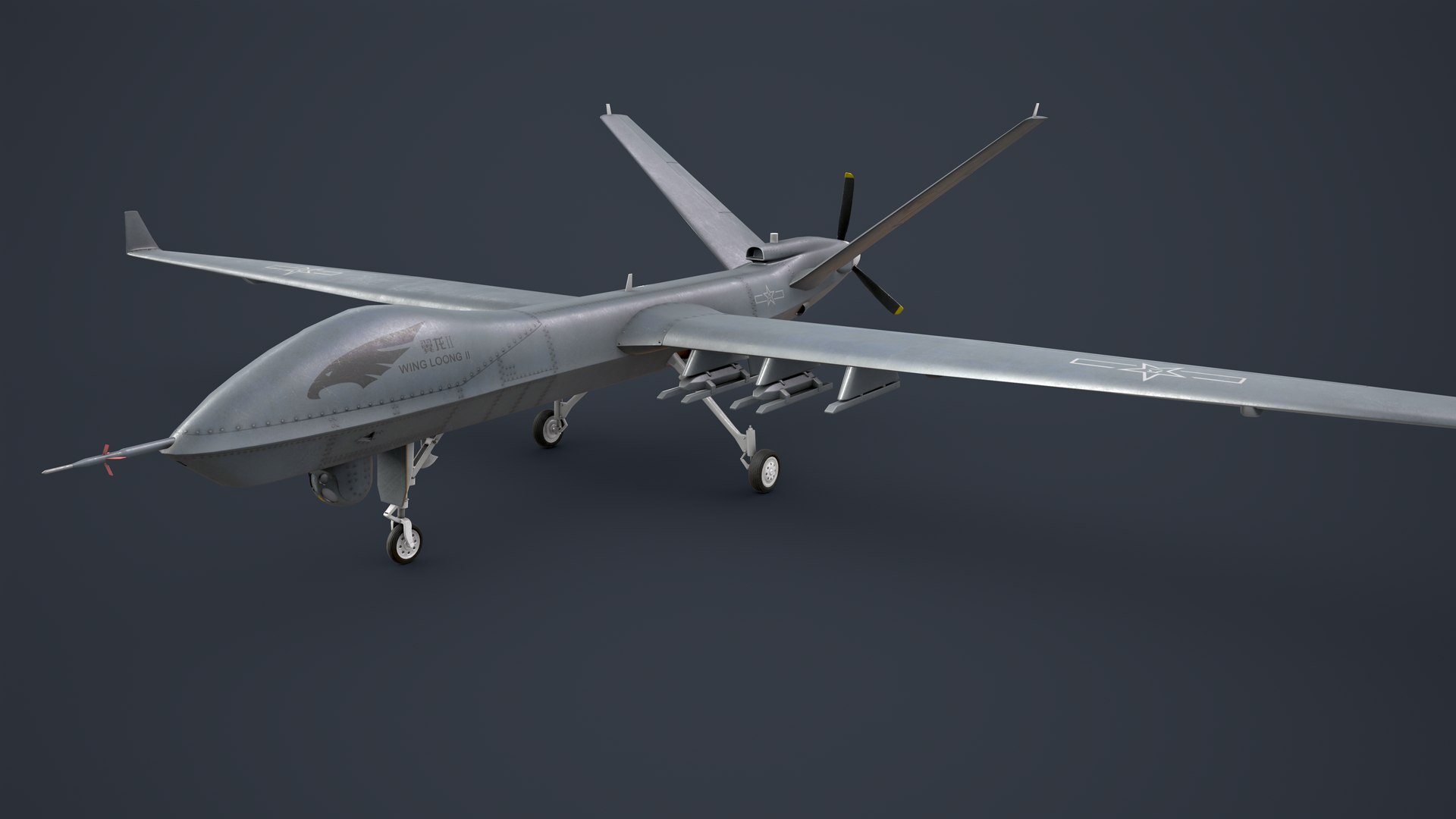 WingLoong II UAV Model - TurboSquid 2185941