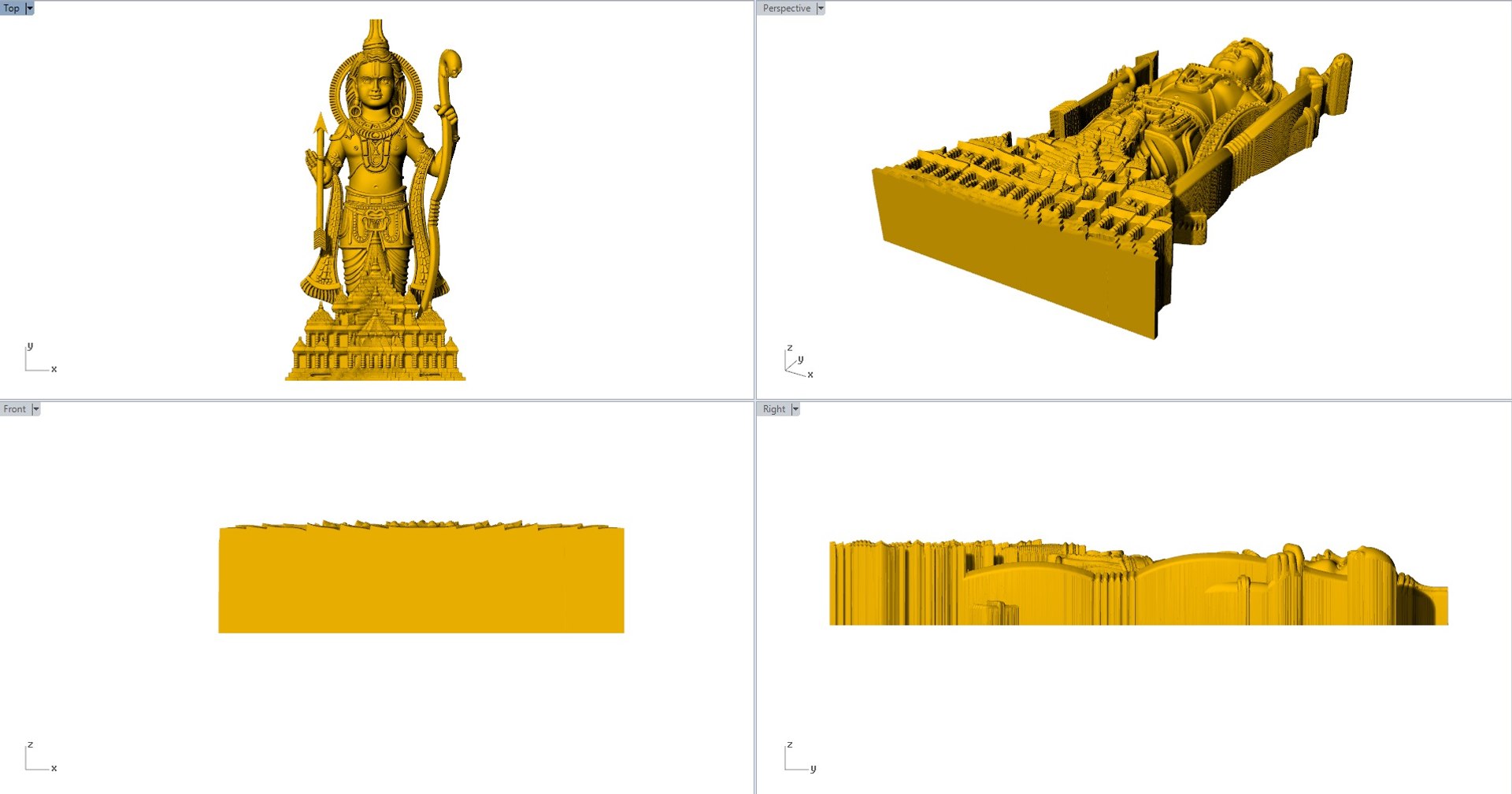 3D Ayodhya LORD RAM WITH TEMPLE Model - TurboSquid 2183785