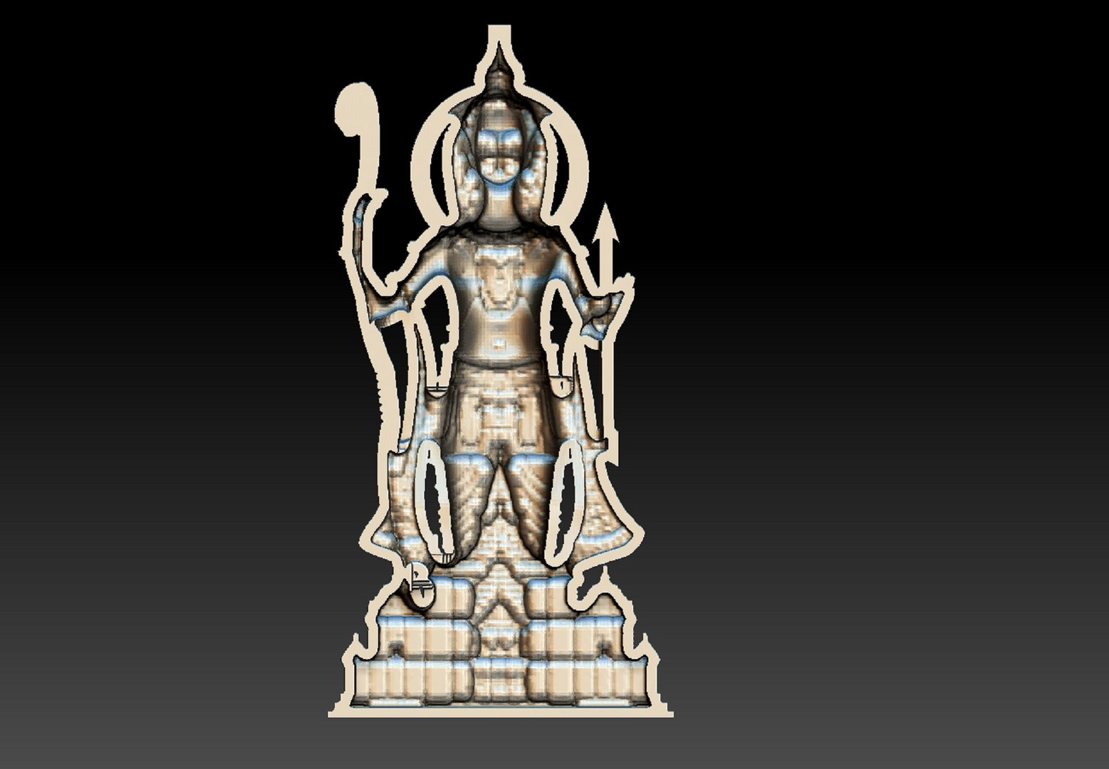 3D Ayodhya LORD RAM WITH TEMPLE Model - TurboSquid 2183785