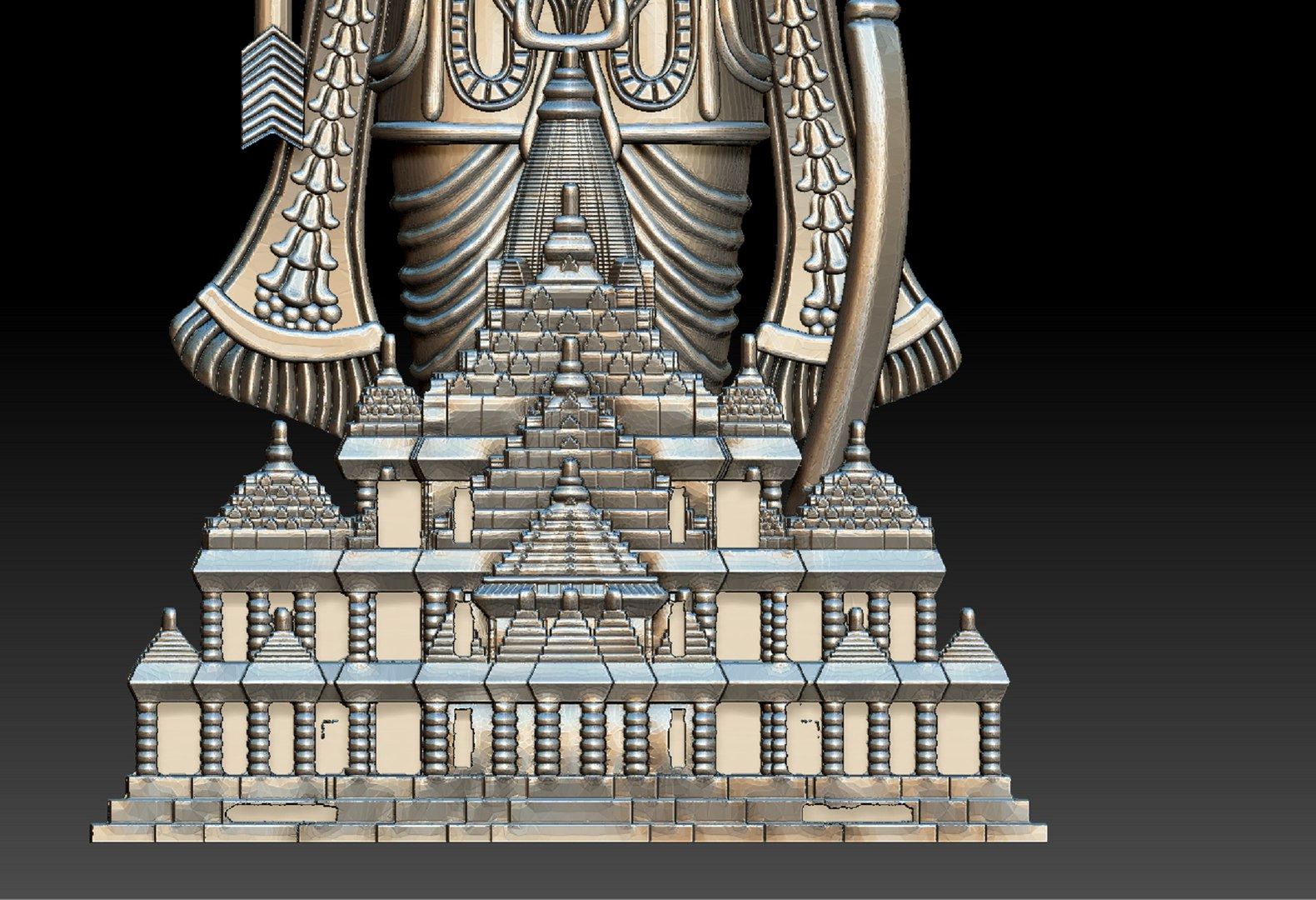3D Ayodhya LORD RAM WITH TEMPLE Model - TurboSquid 2183785