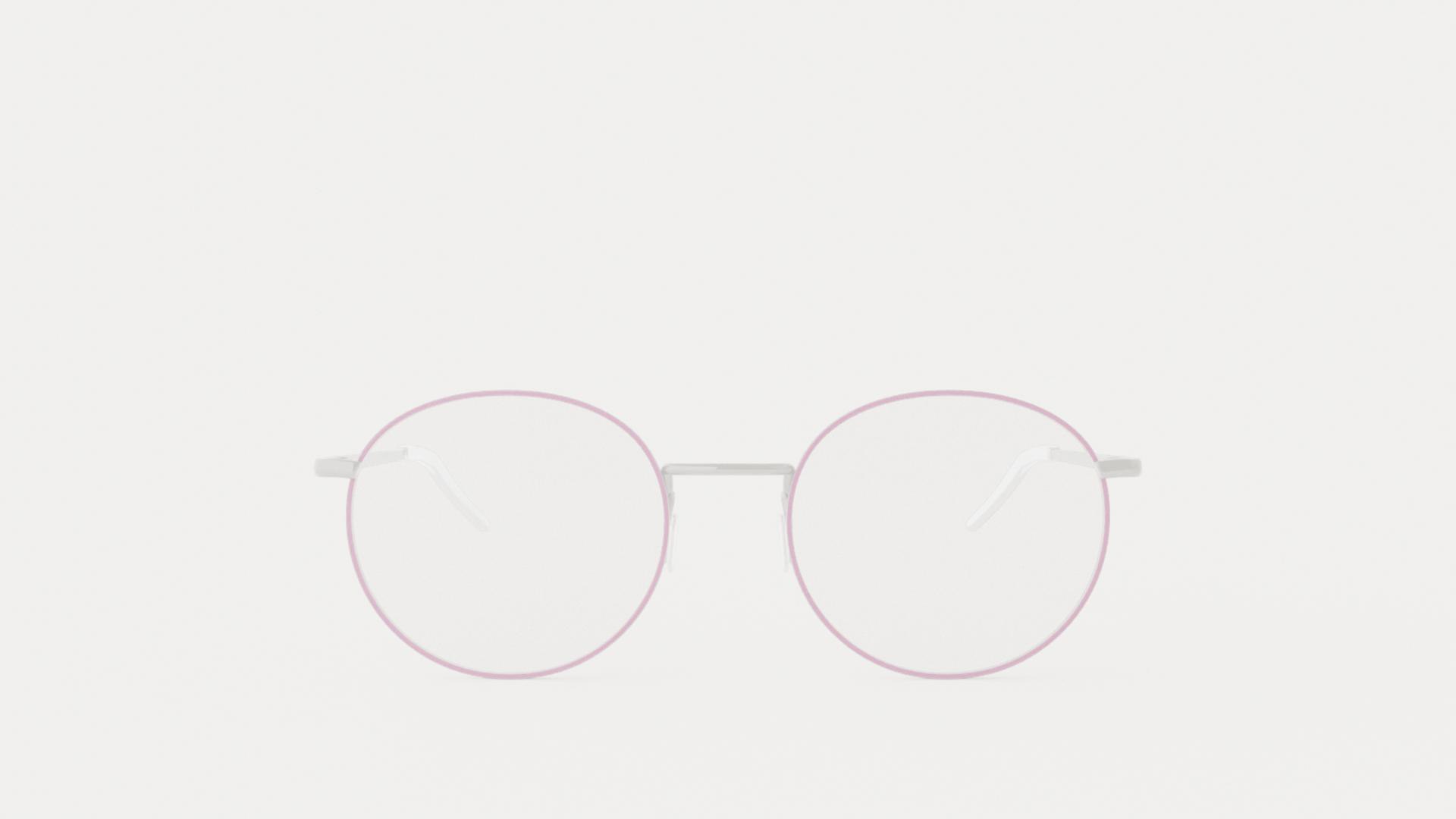 3D Eco - Naples Lavander Silver Glasses Model - TurboSquid 2215037