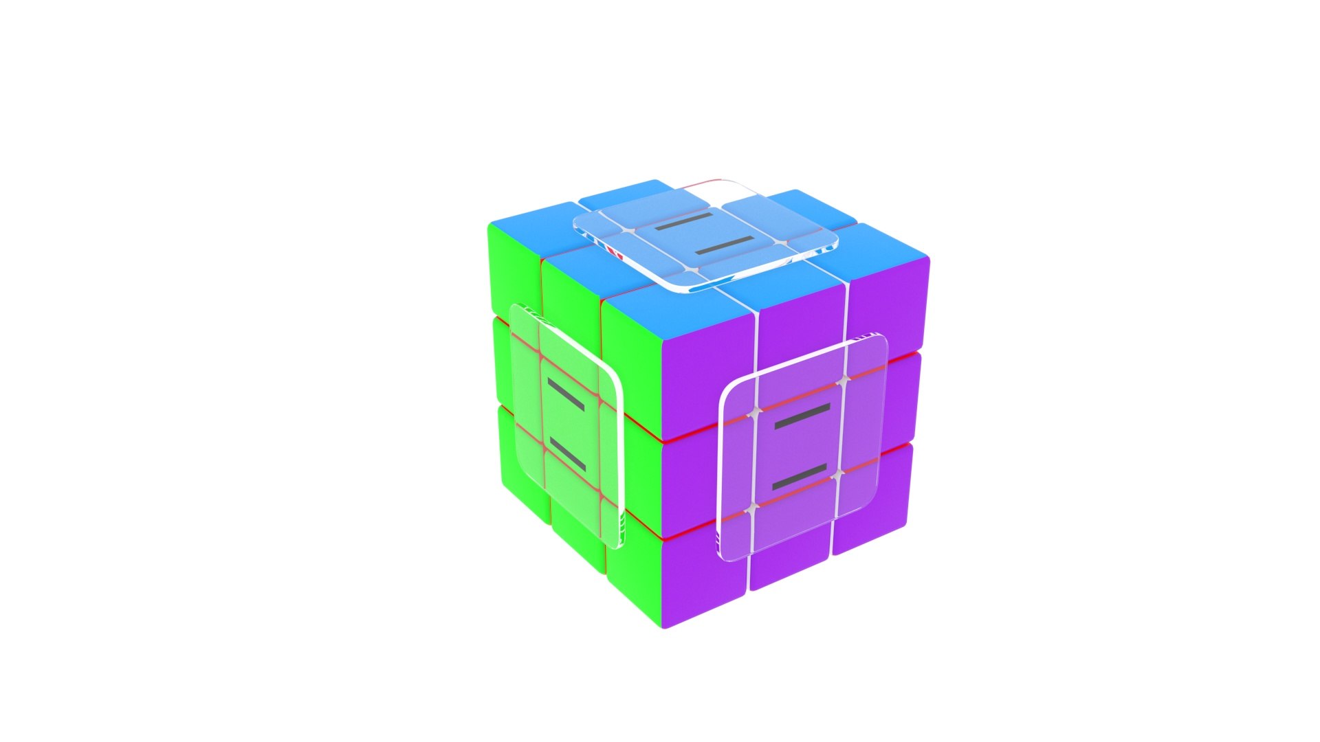 3D Rubiks Slide - TurboSquid 1825660
