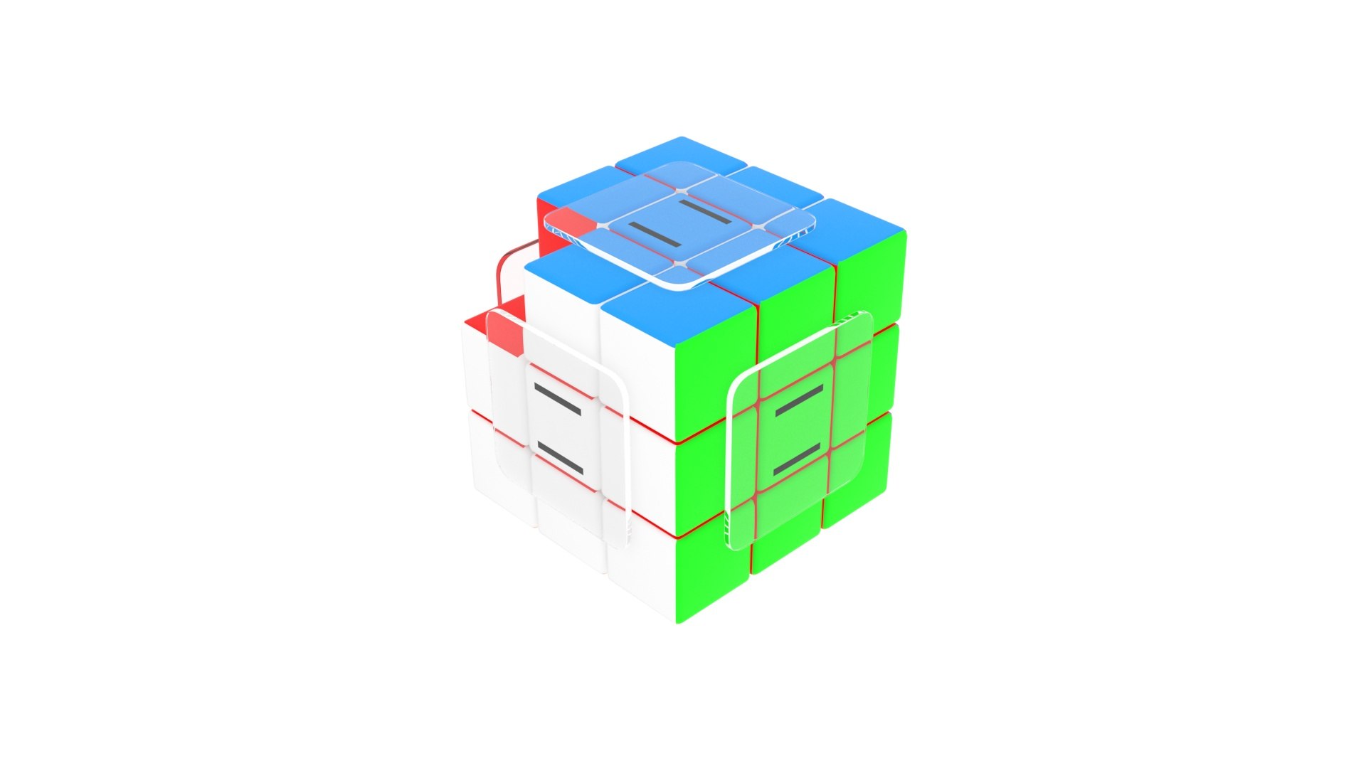 3D Rubiks Slide - TurboSquid 1825660
