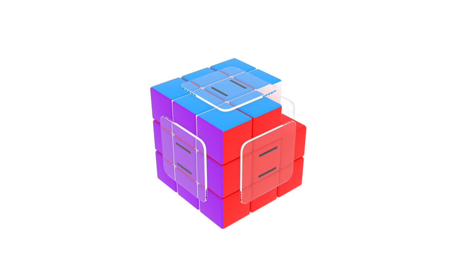 3D Rubiks Slide - TurboSquid 1825660