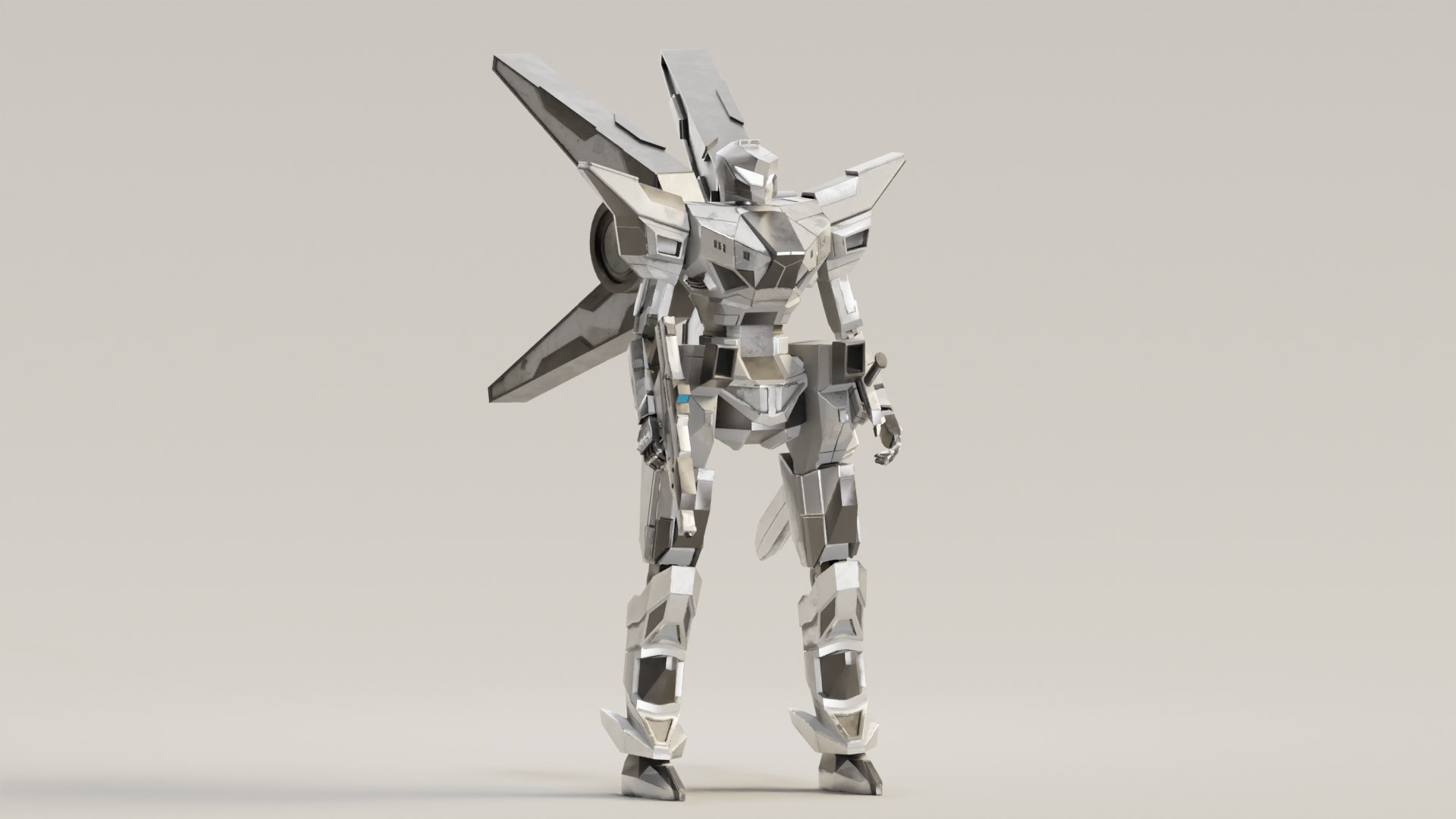 Mecha Trident Model - TurboSquid 2066871
