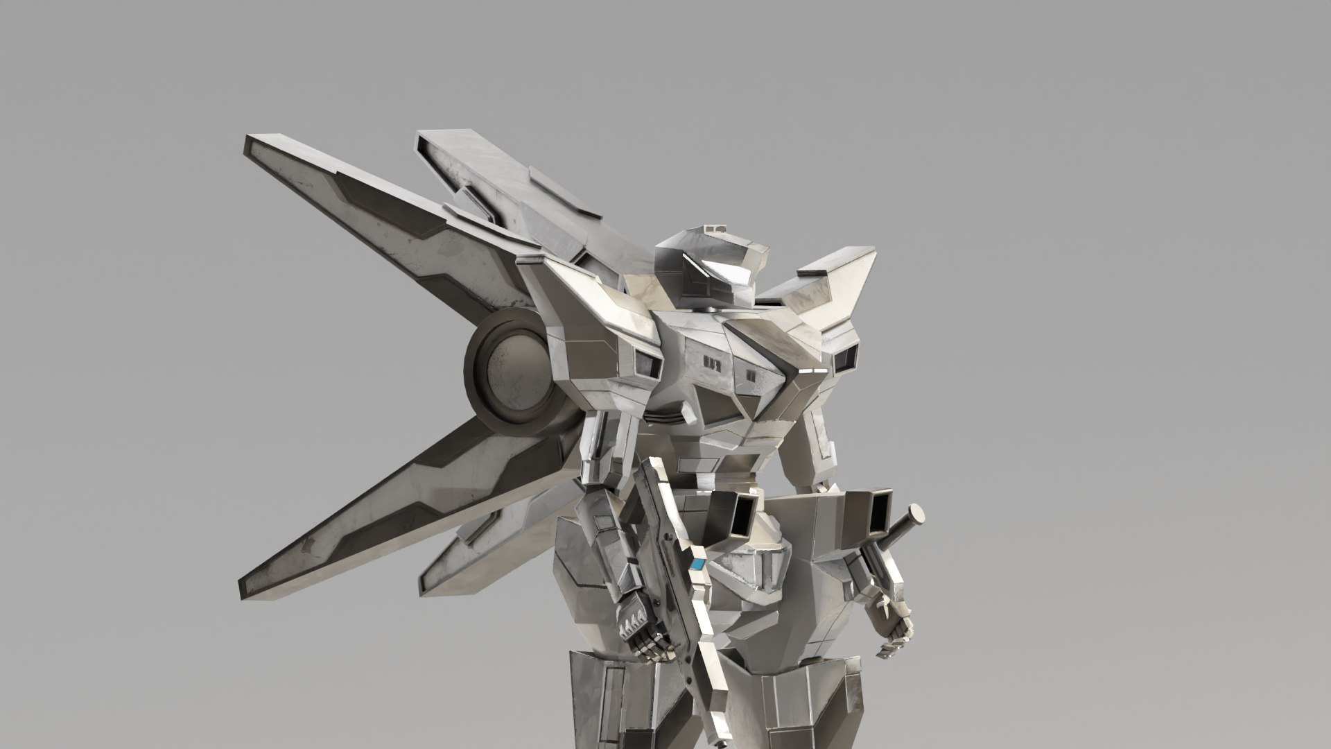Mecha Trident Model - TurboSquid 2066871