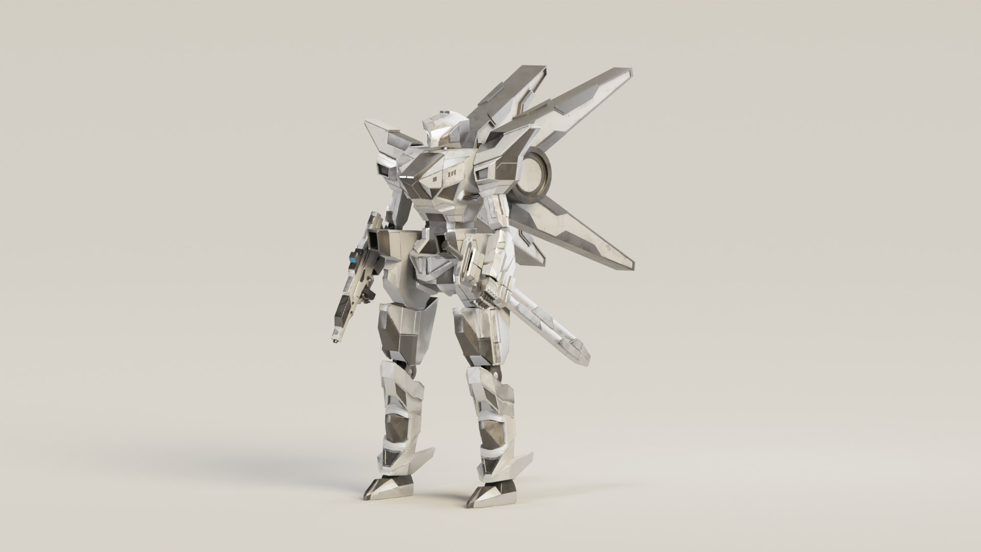 Mecha Trident Model - TurboSquid 2066871