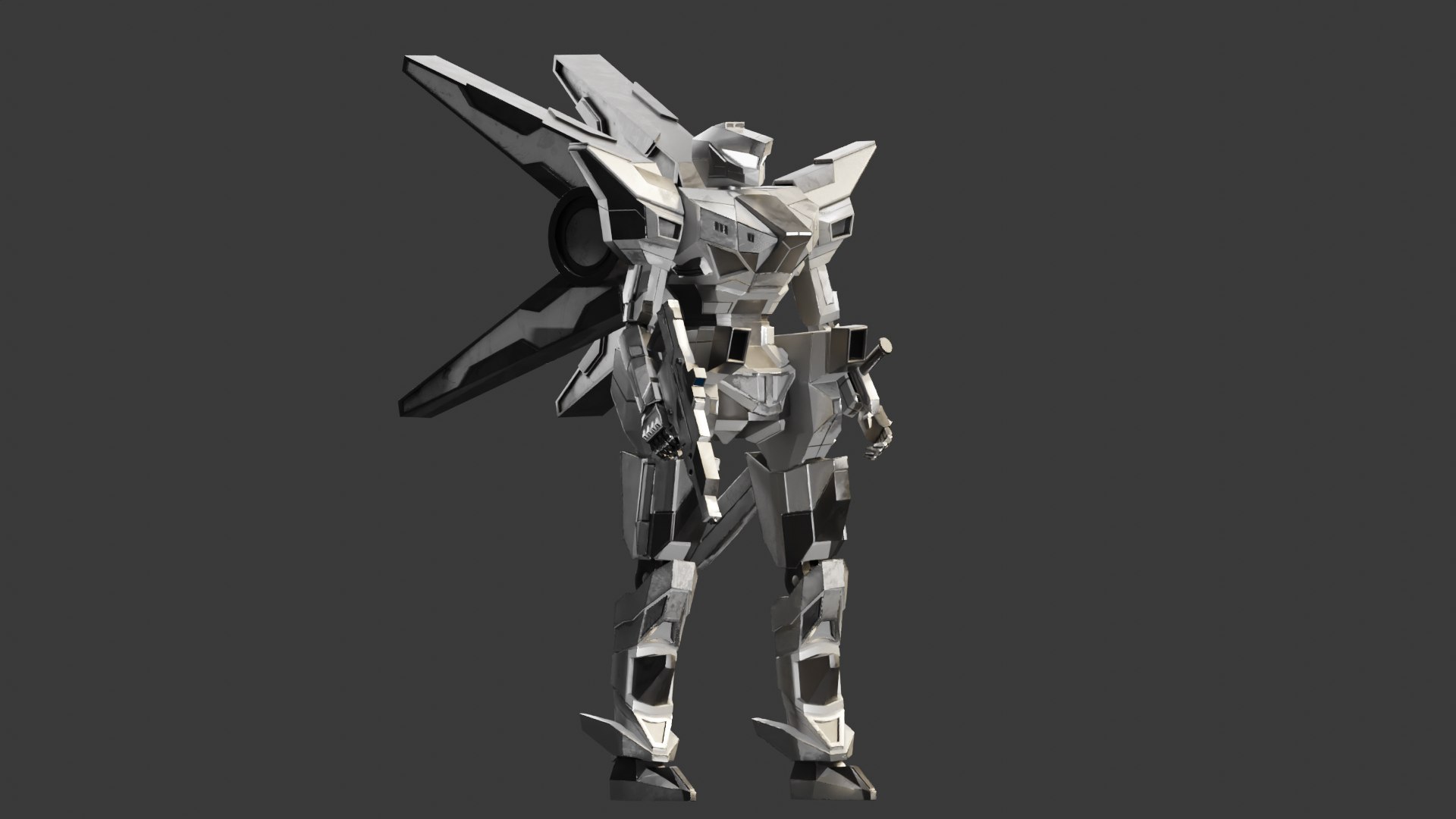 Mecha Trident Model - TurboSquid 2066871