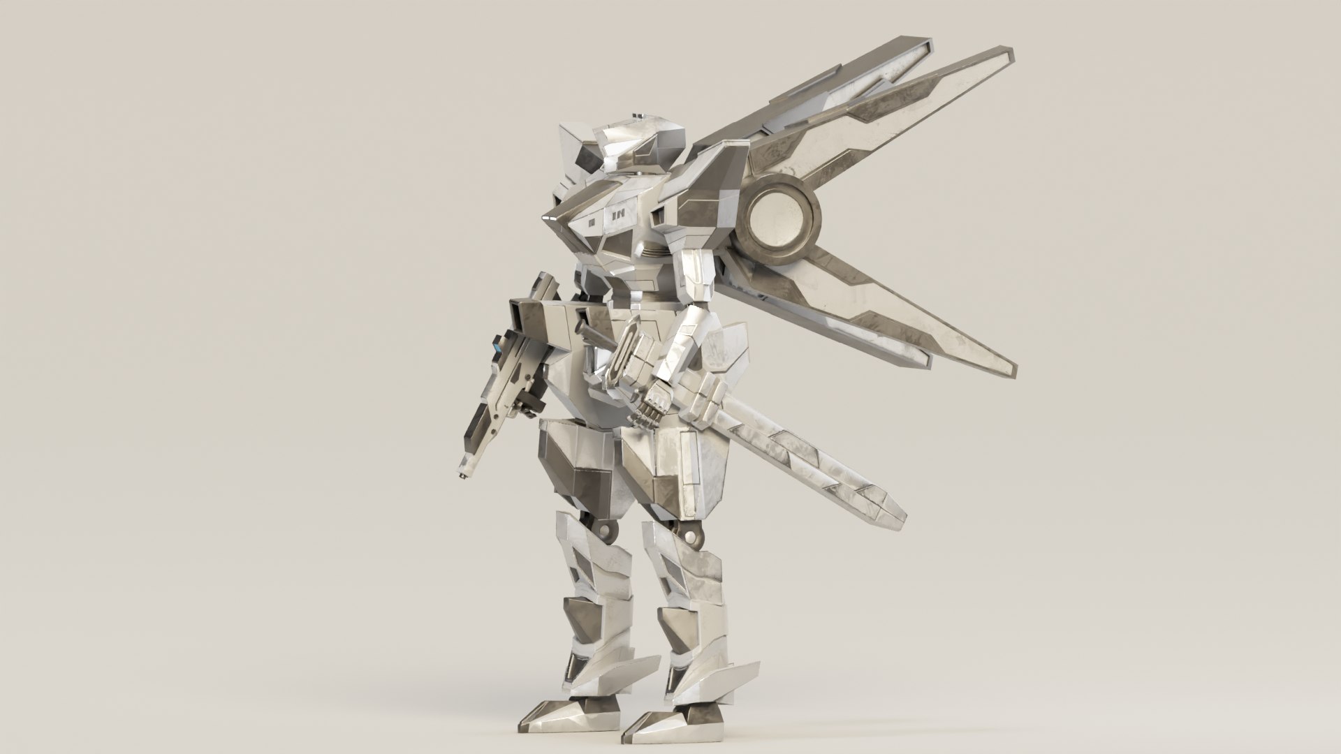 Mecha Trident Model - TurboSquid 2066871