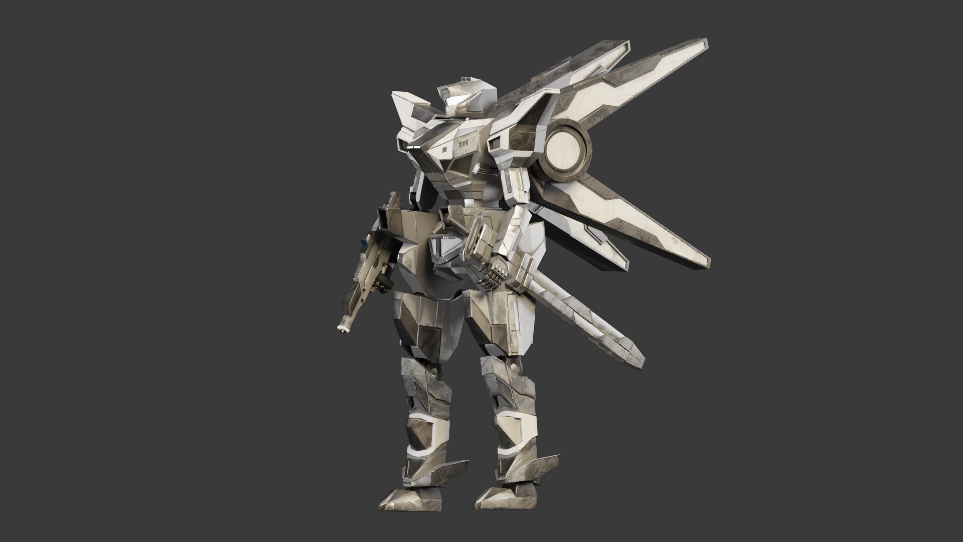 Mecha Trident Model - TurboSquid 2066871