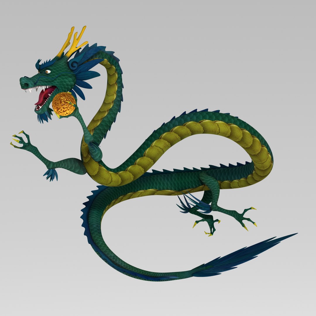 motion dragon 3d model