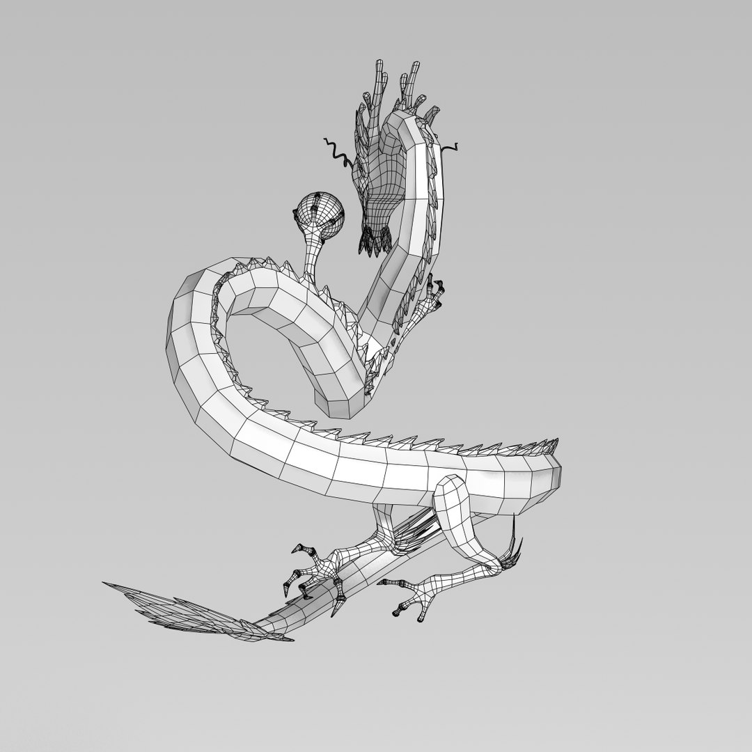 motion dragon 3d model