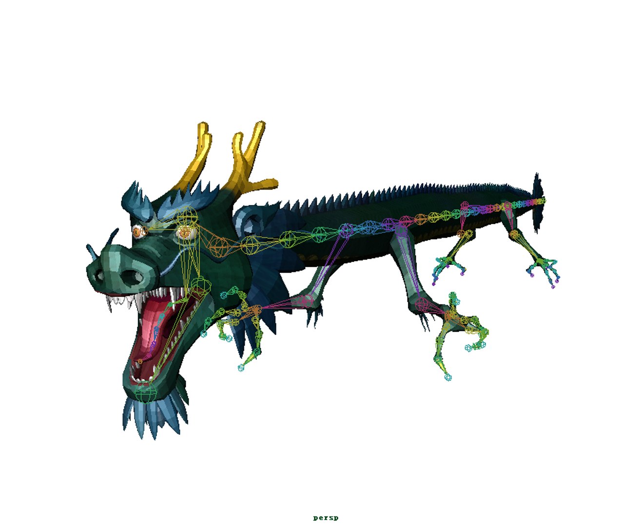 Motion Dragon 3d Model