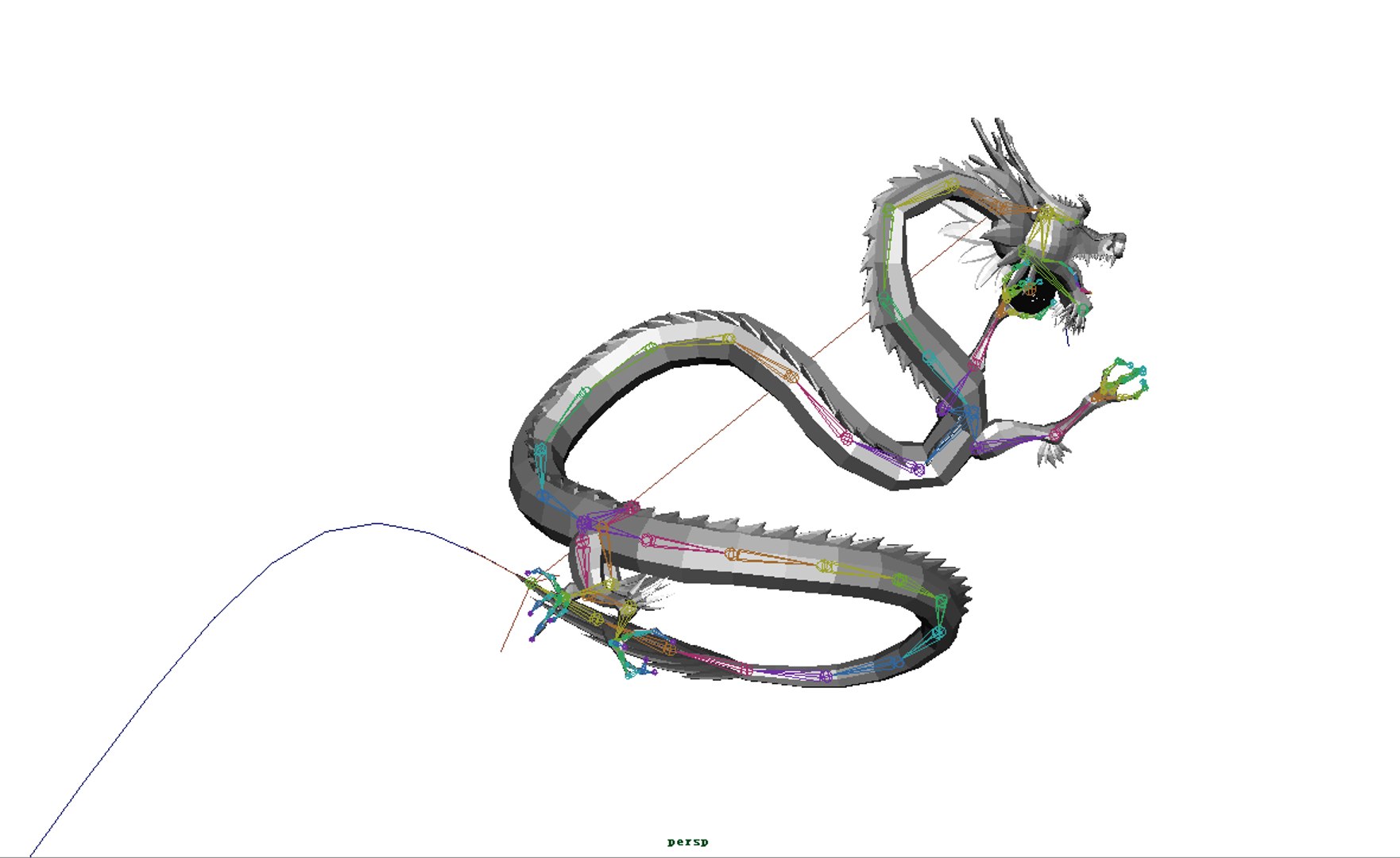 motion dragon 3d model