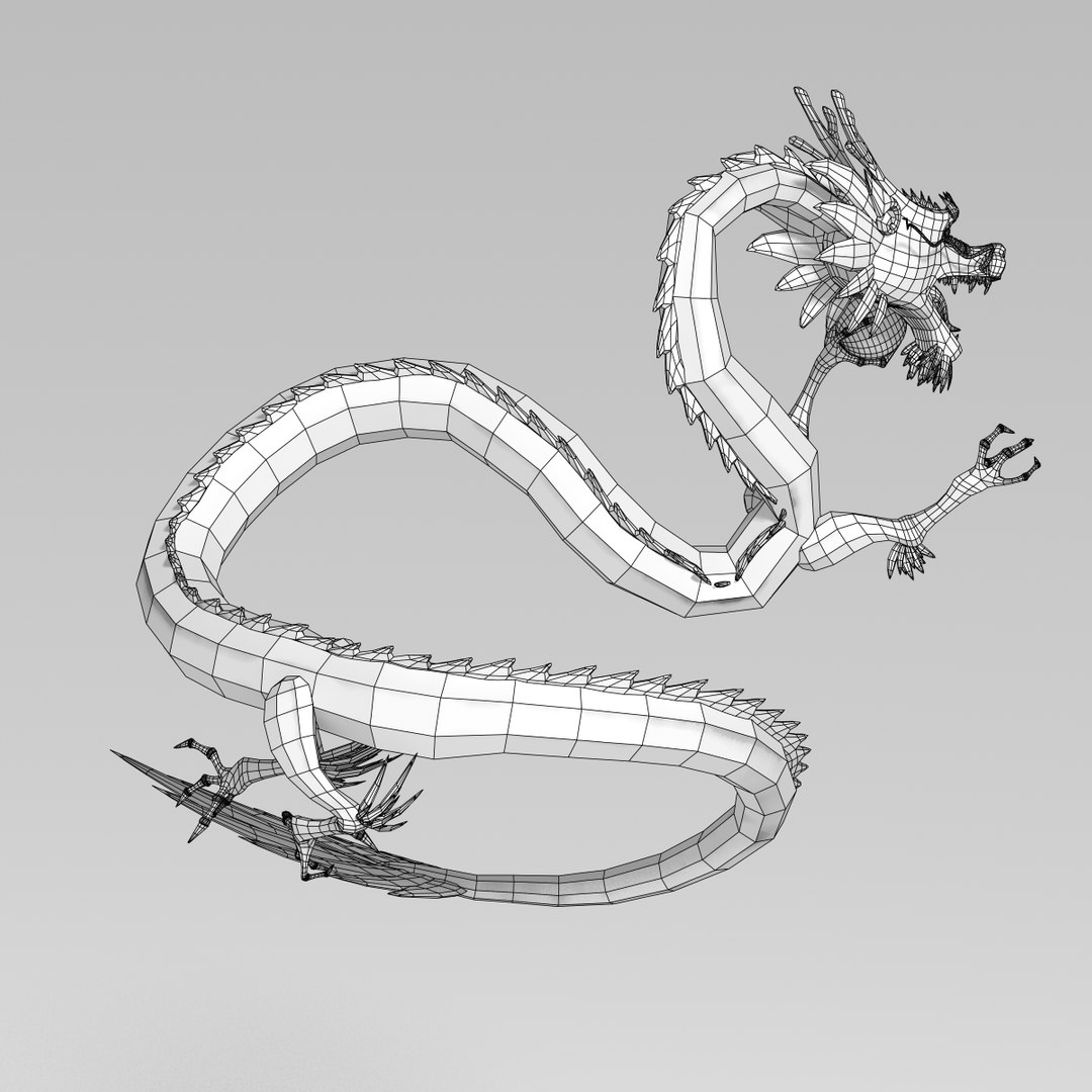 motion dragon 3d model