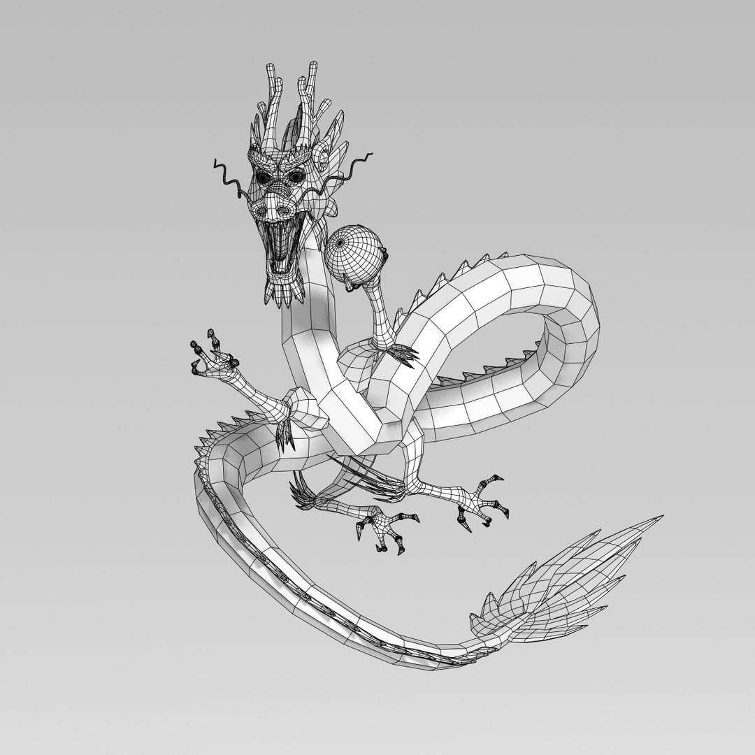 motion dragon 3d model
