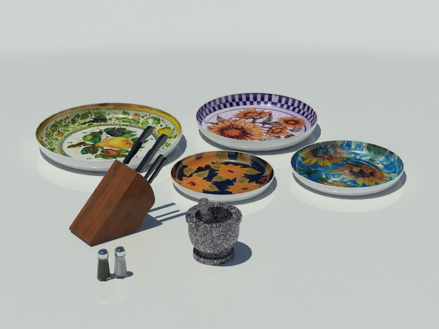 maya kitchen accessories - knife