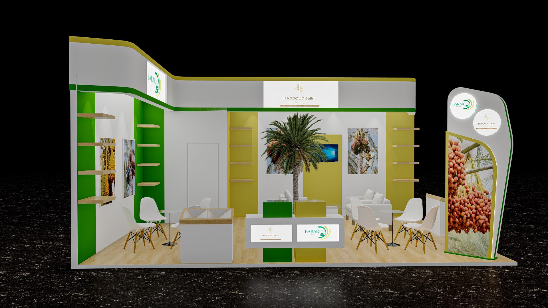 BARARI STAND 7X5 3D Model - TurboSquid 1777386